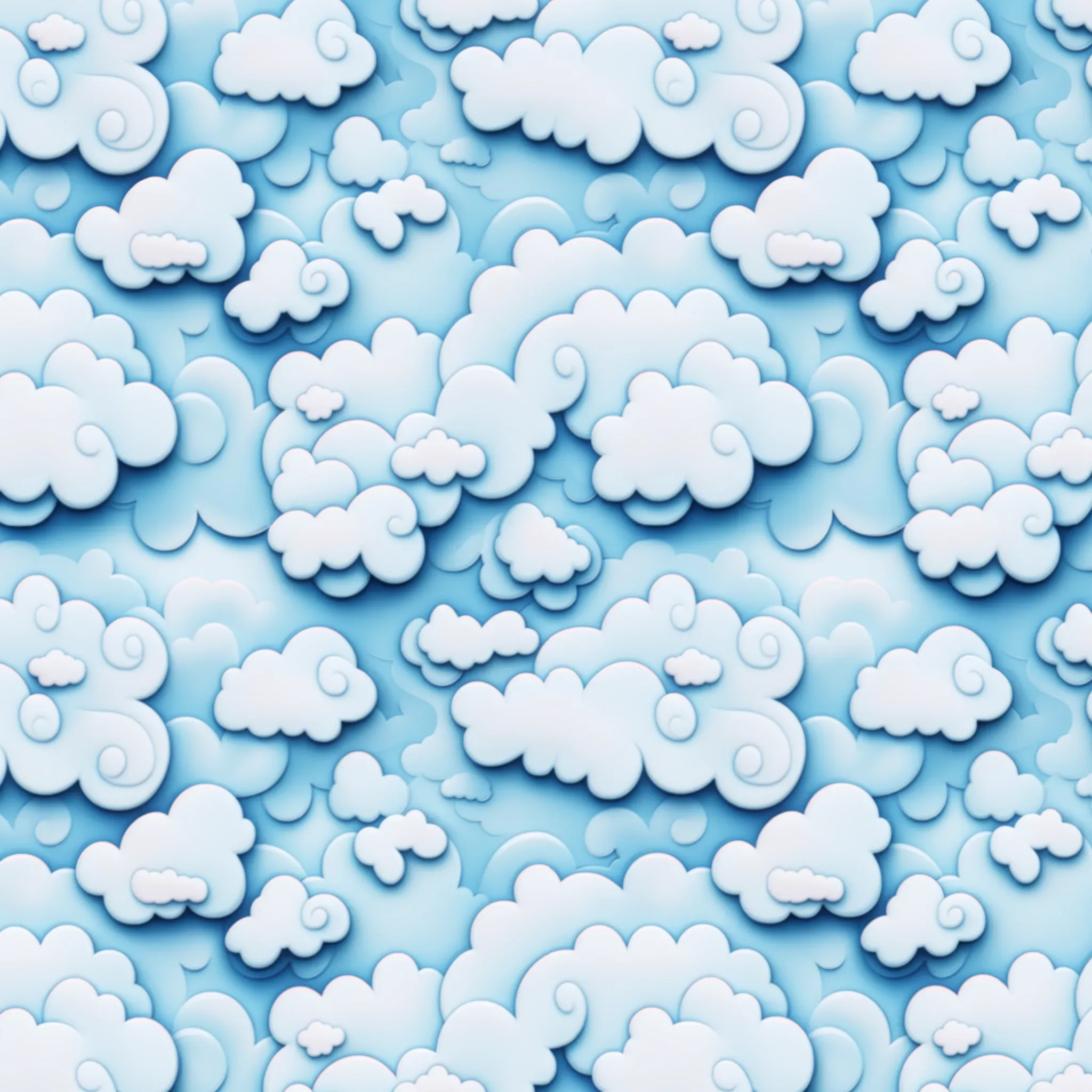 Stylized Clouds Seamless Texture - FlippedNormals