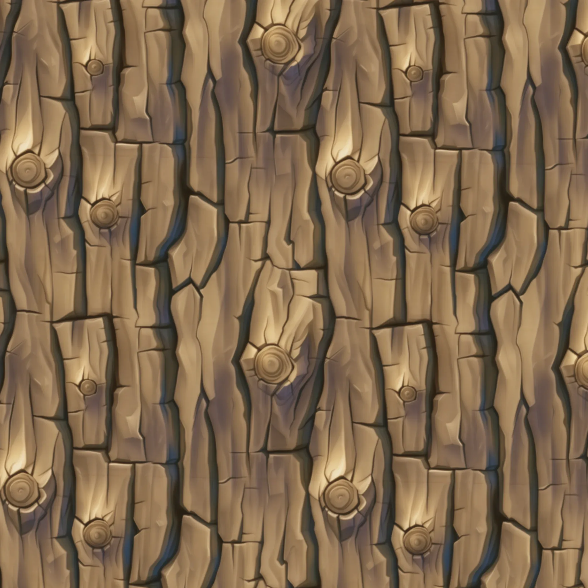 Stylized Bark Seamless Texture - FlippedNormals
