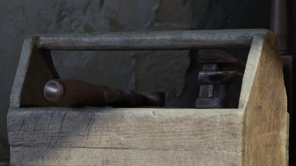 Antique Wrench - Prop Breakdown - FlippedNormals