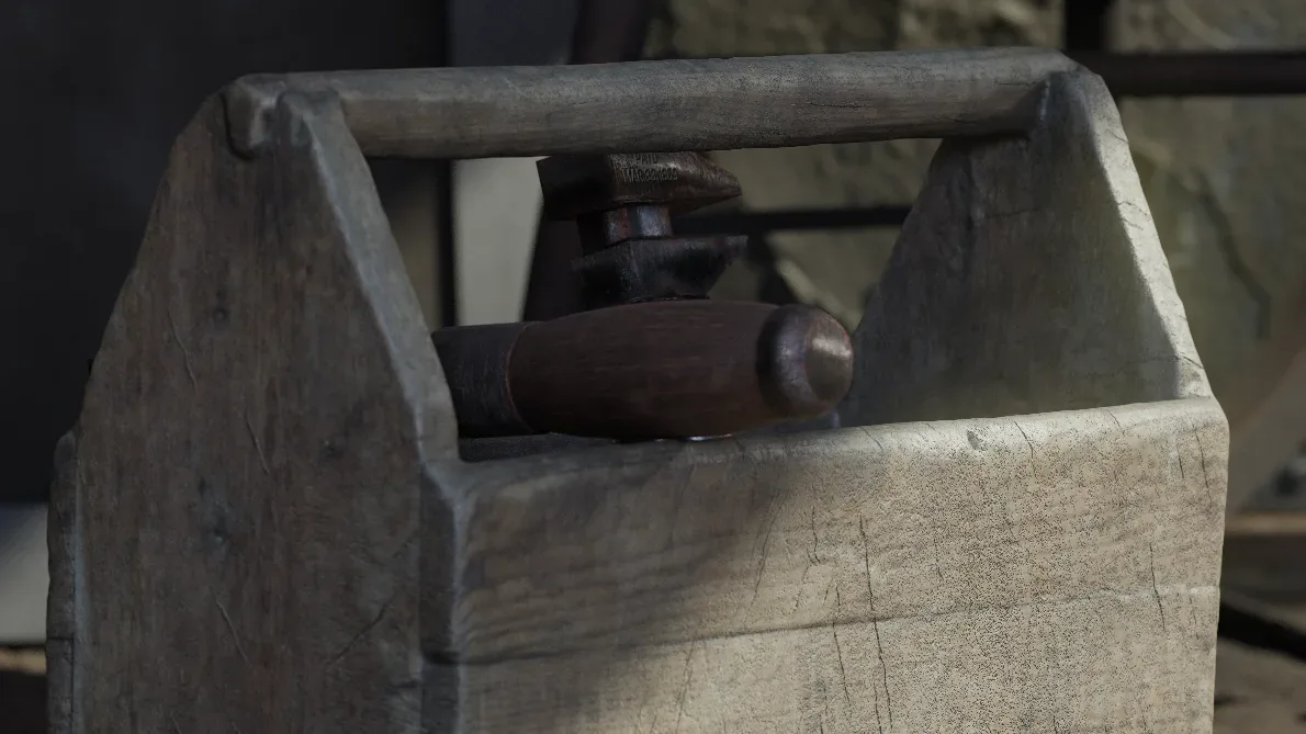 Antique Wrench - Prop Breakdown - FlippedNormals