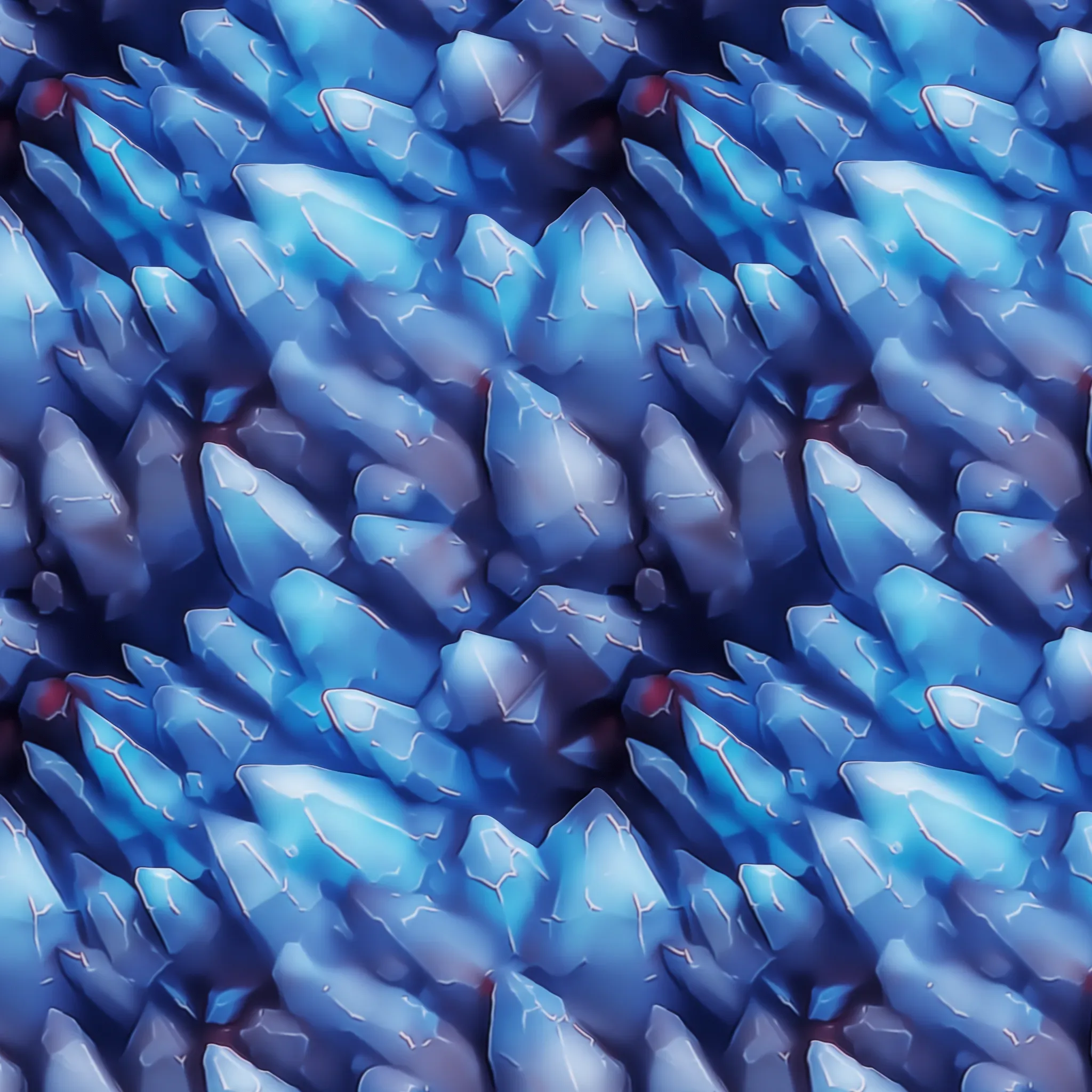 Stylized Crystal Seamless Texture - FlippedNormals