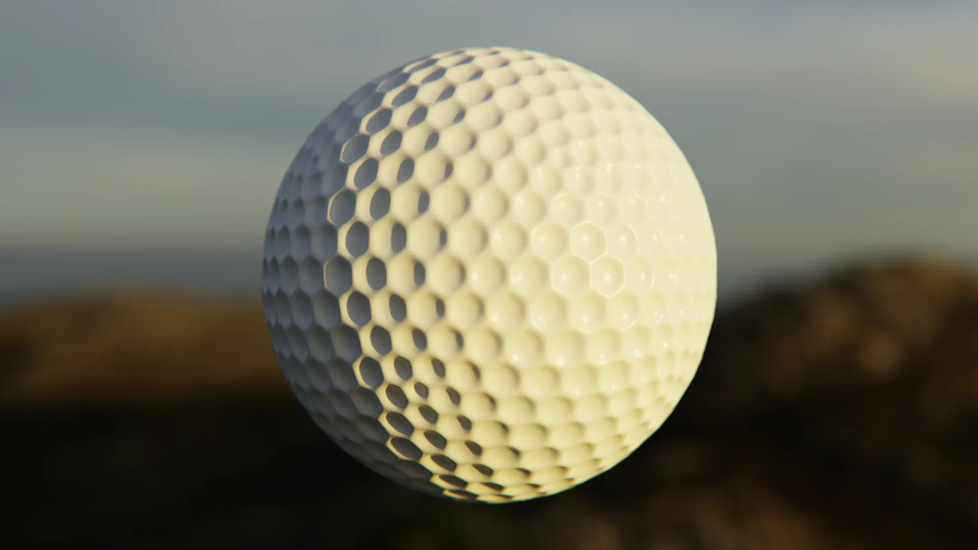 Golf Ball scene - FlippedNormals