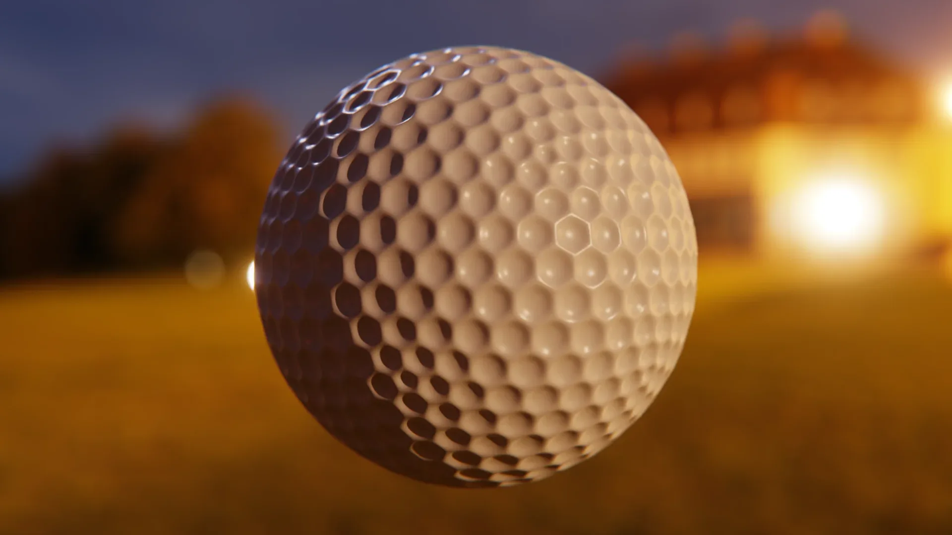 Golf Ball scene - FlippedNormals