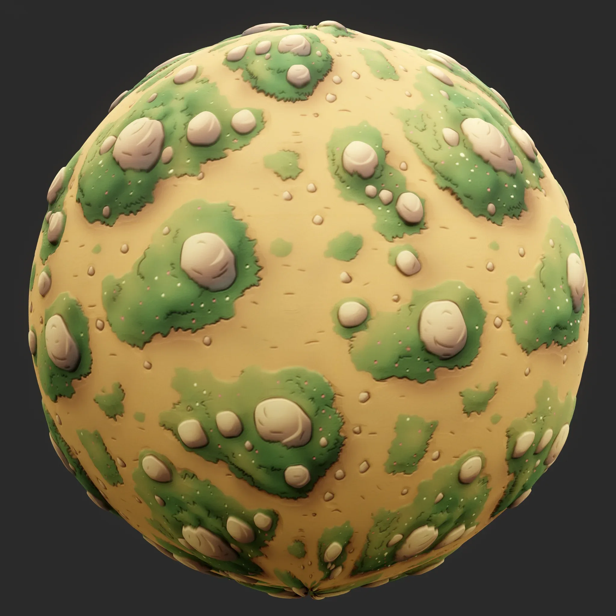 Stylized Ground Seamless Texture - FlippedNormals