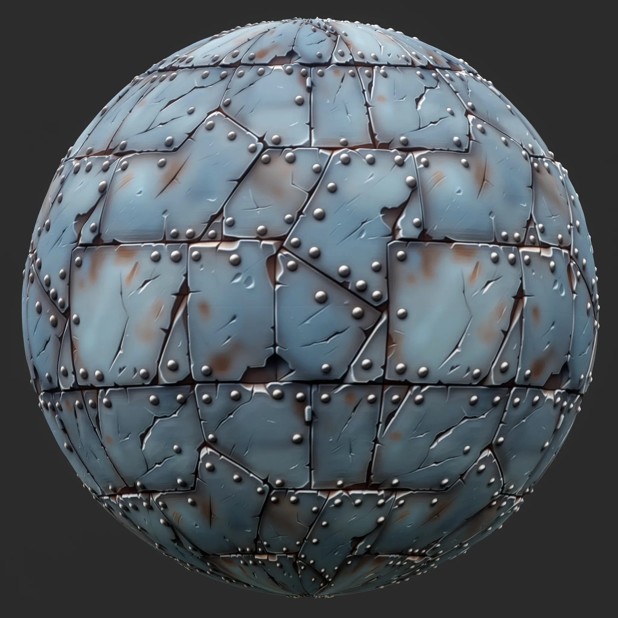 Stylized Metal Seamless Texture - FlippedNormals