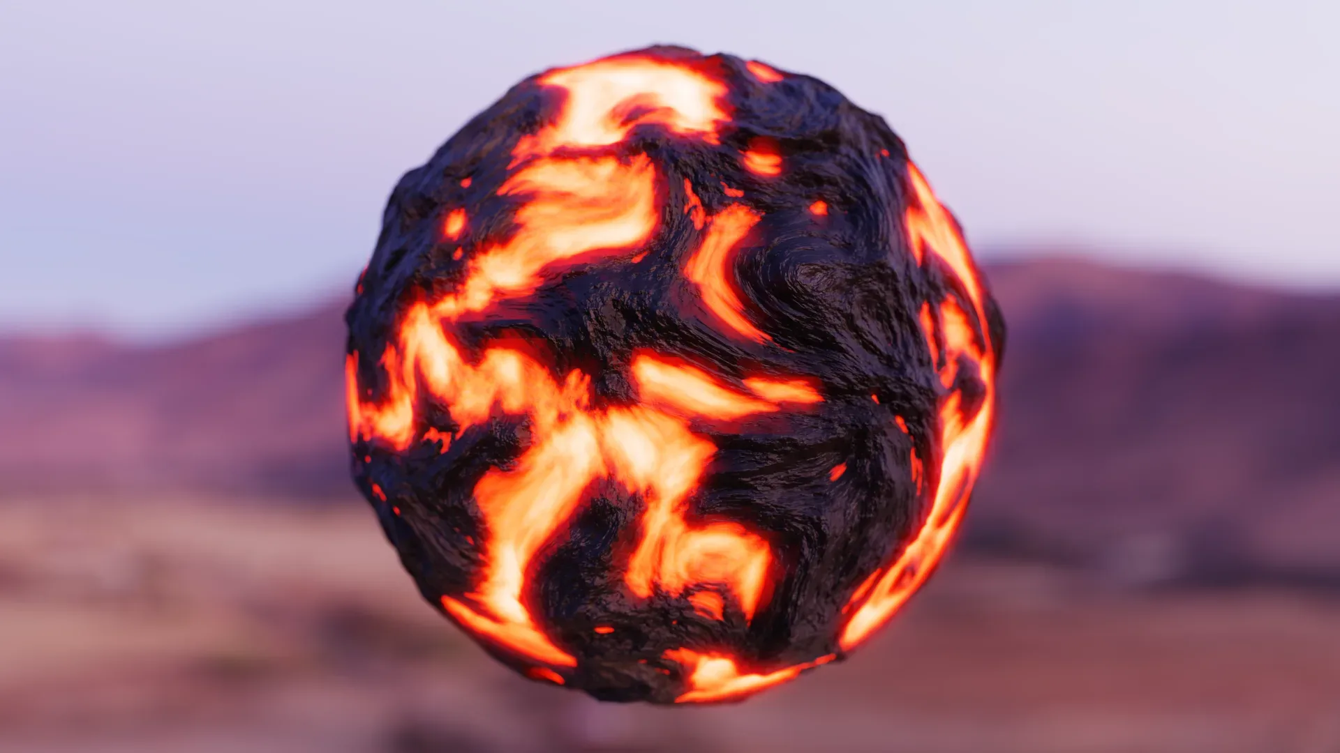 Procedural Lava Material - FlippedNormals