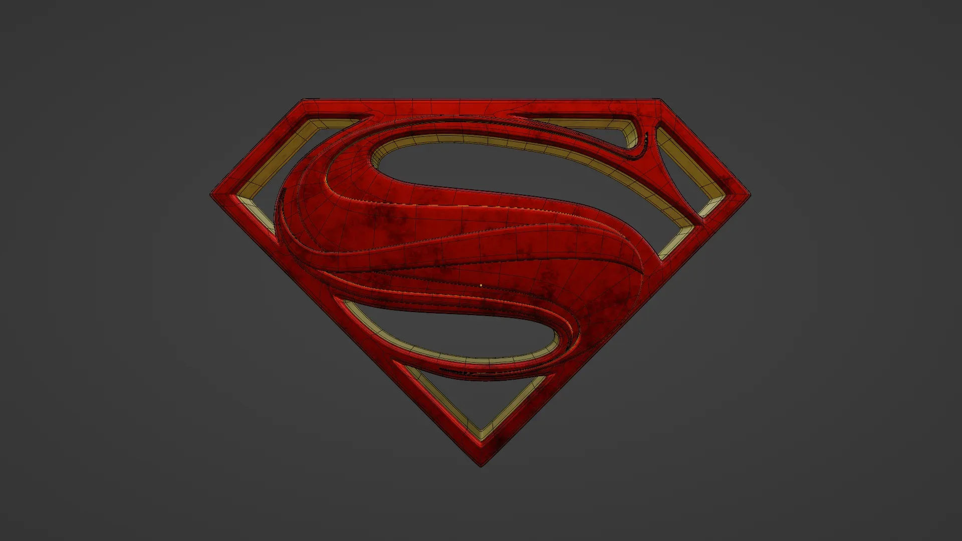 Superman logo Scene - FlippedNormals