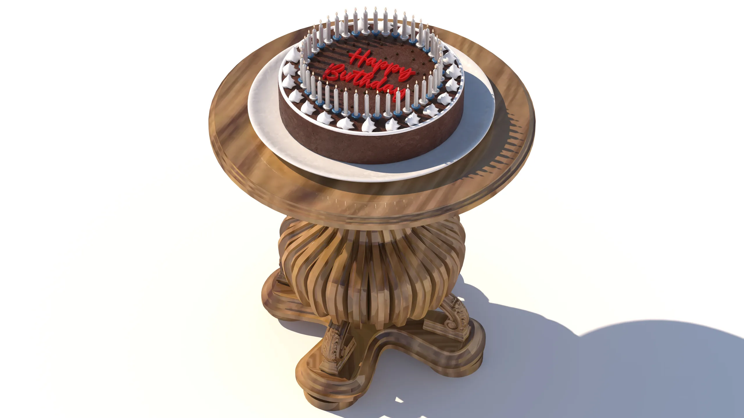 Birthday Cake 8K - FlippedNormals