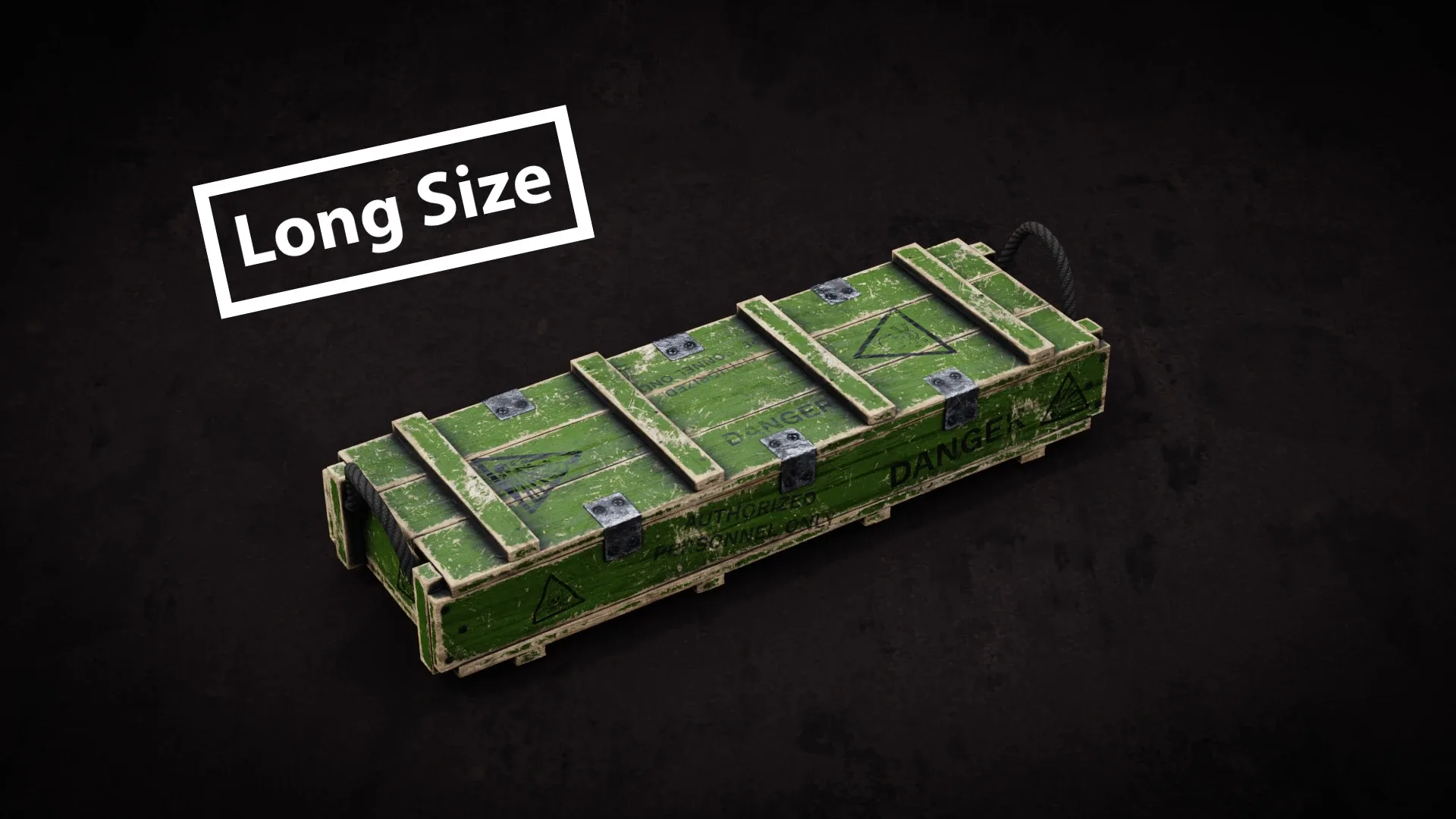 Wood Army Crates - Pack of 3 different - FlippedNormals