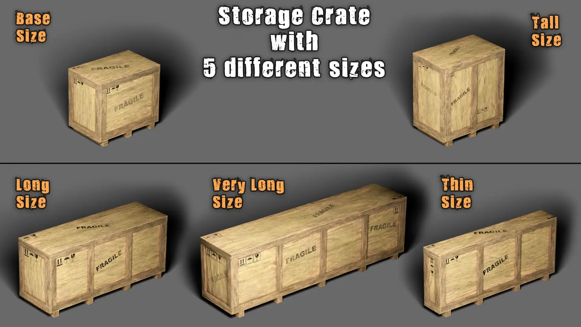 Storage/Transport Crates - Pack - FlippedNormals