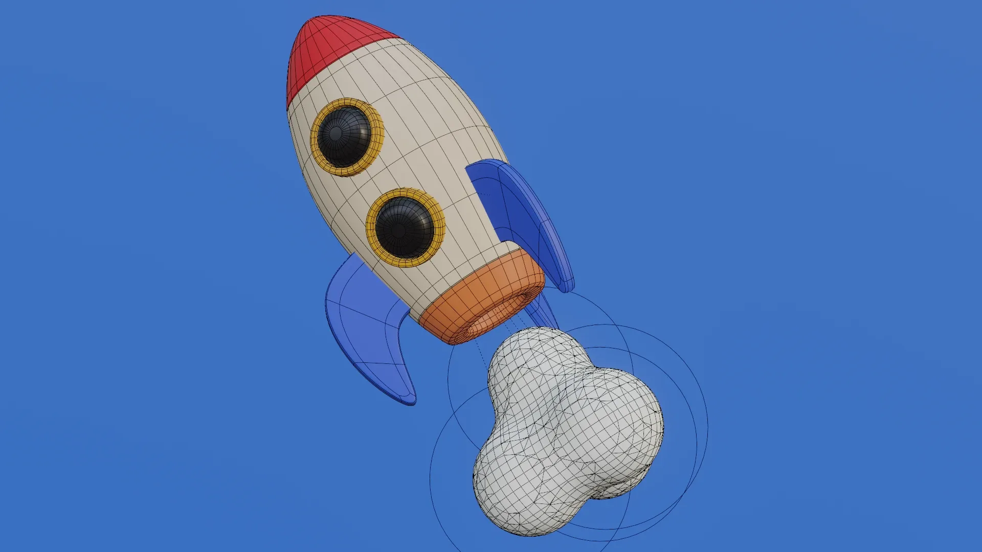 Low Poly Rocket - FlippedNormals