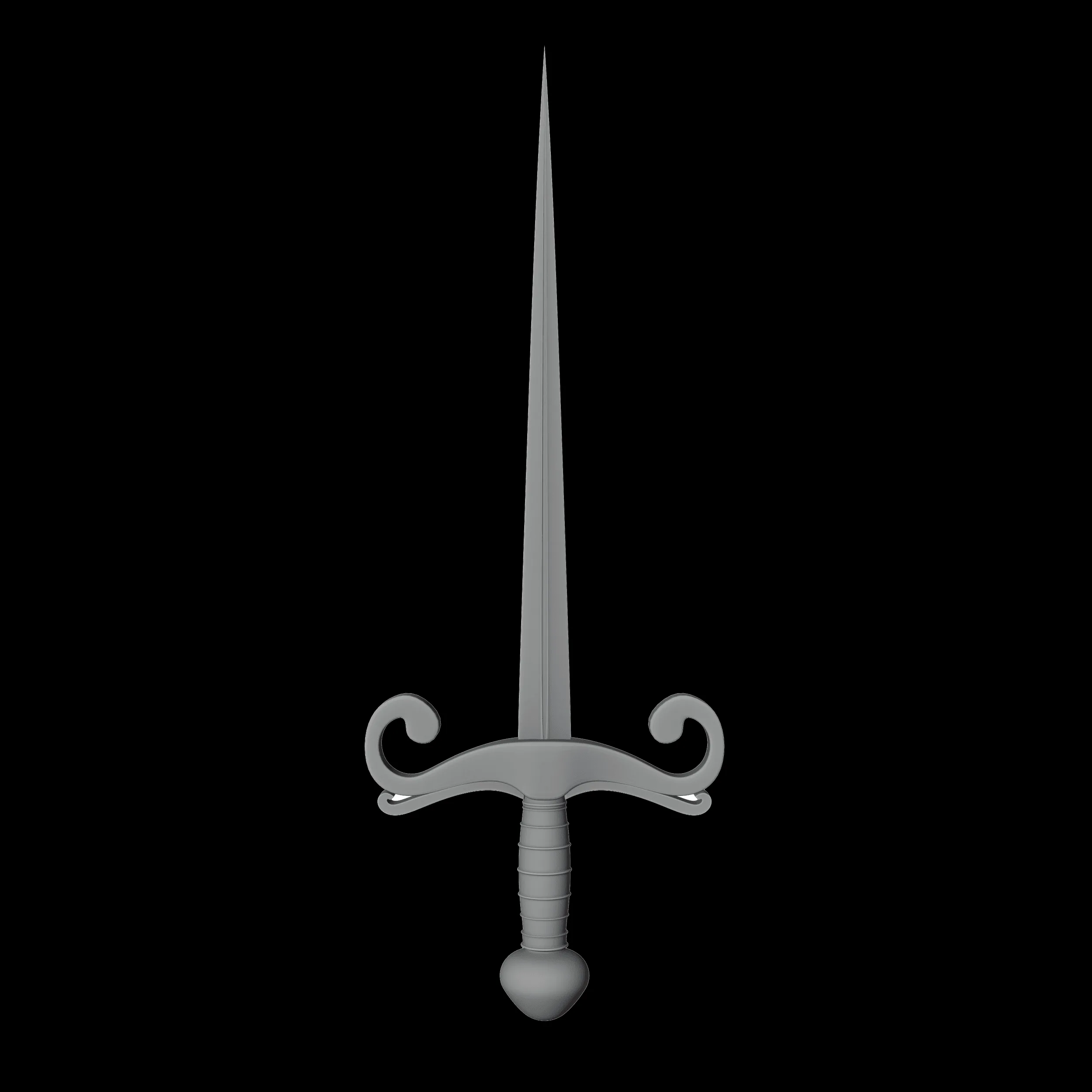 Sword Base Mesh - FlippedNormals