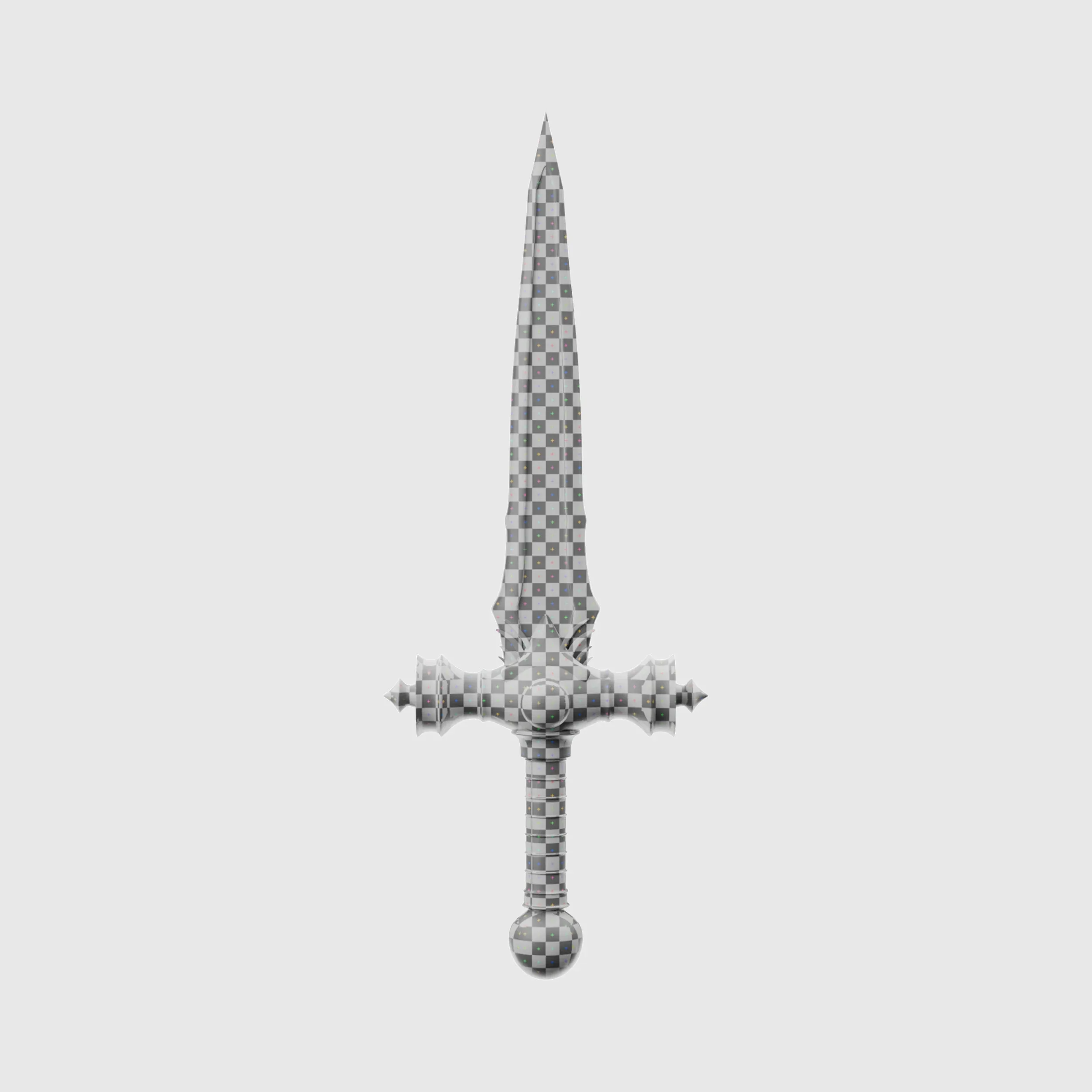 Sword Base Mesh - FlippedNormals