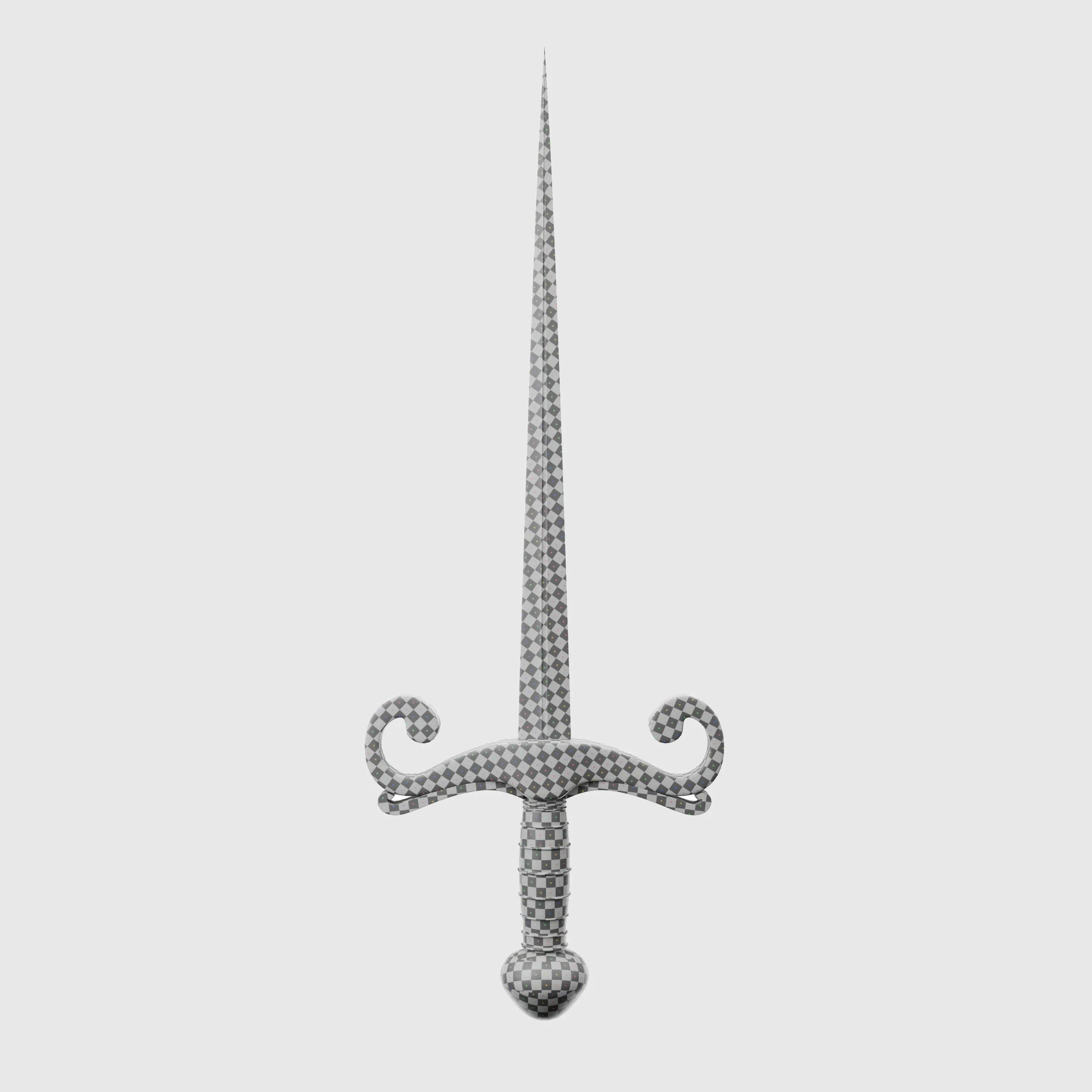 Sword Base Mesh - FlippedNormals
