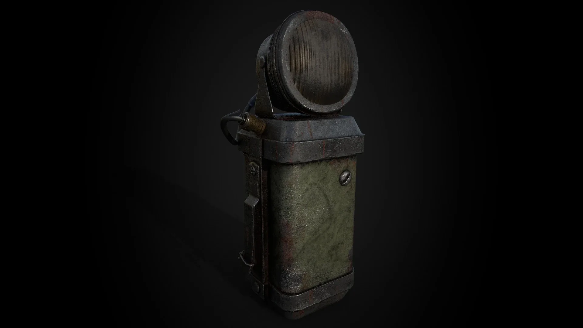 Old Mining Lantern - Game Ready - FlippedNormals