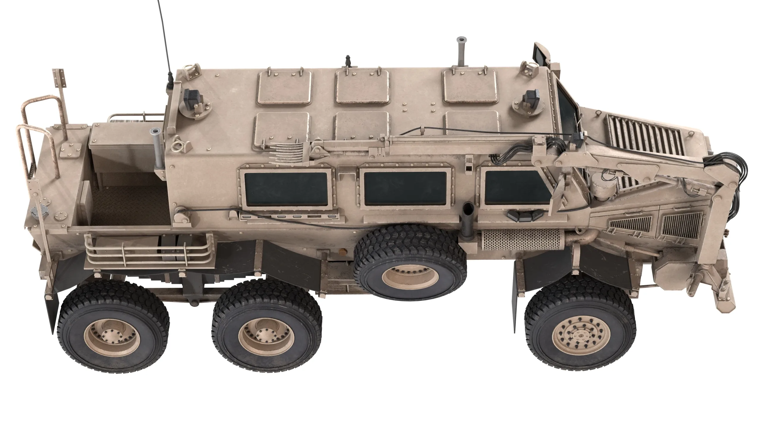 Buffalo MRAP Vehicle - FlippedNormals