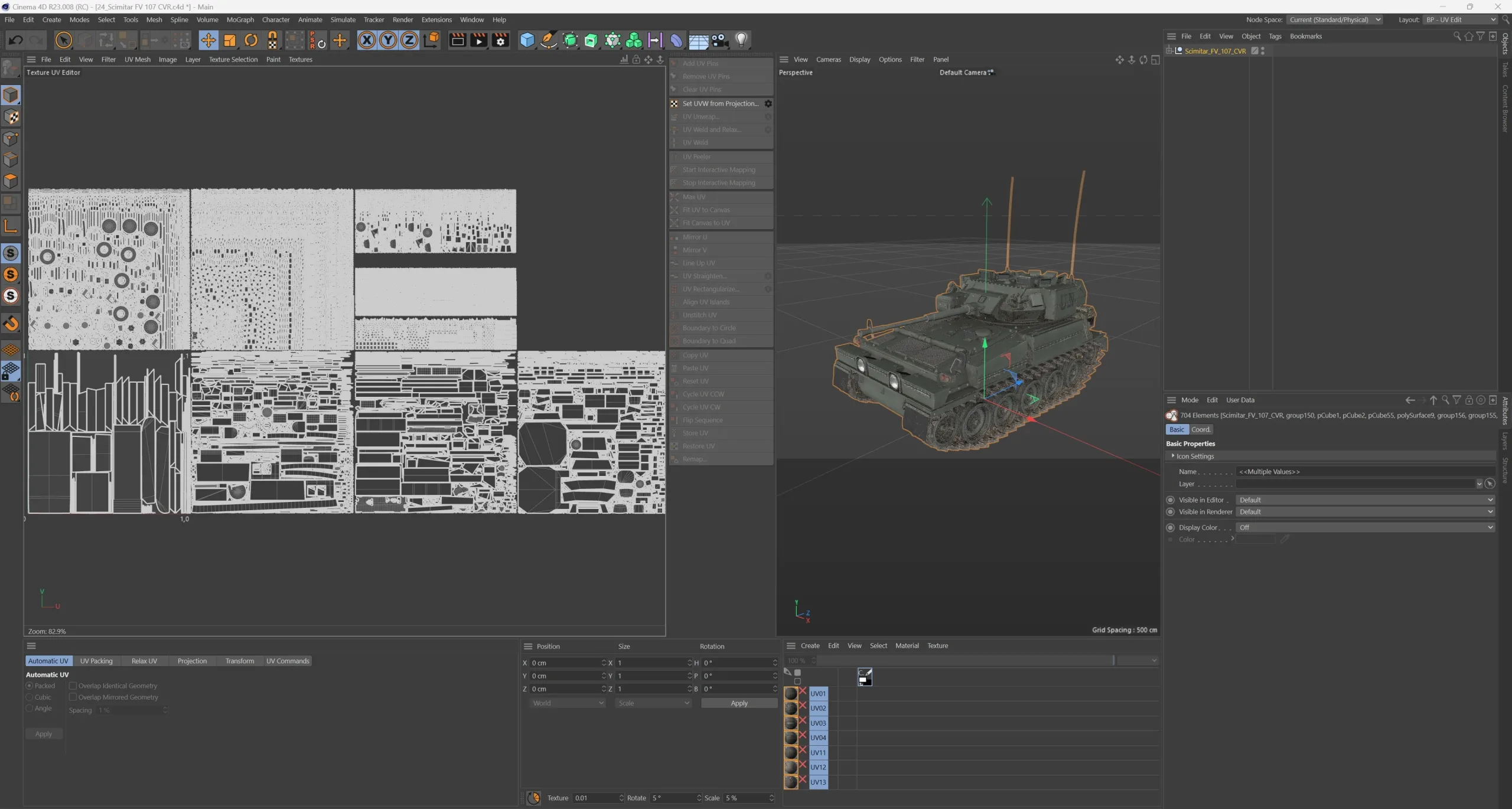 Scimitar FV 107 CVR Tank - FlippedNormals