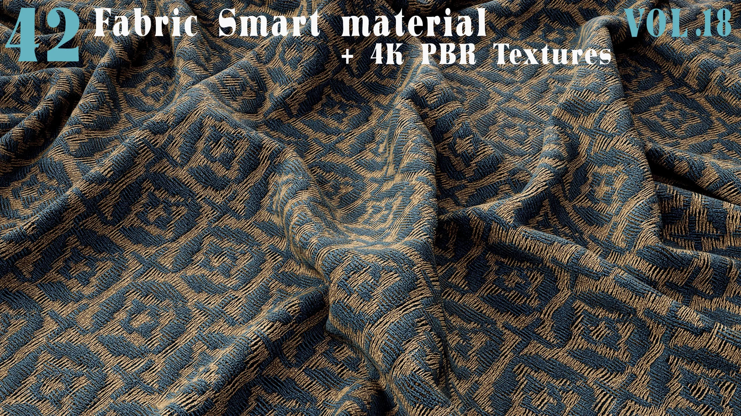 42 Fabric Smart Material + 4K PBR - FlippedNormals