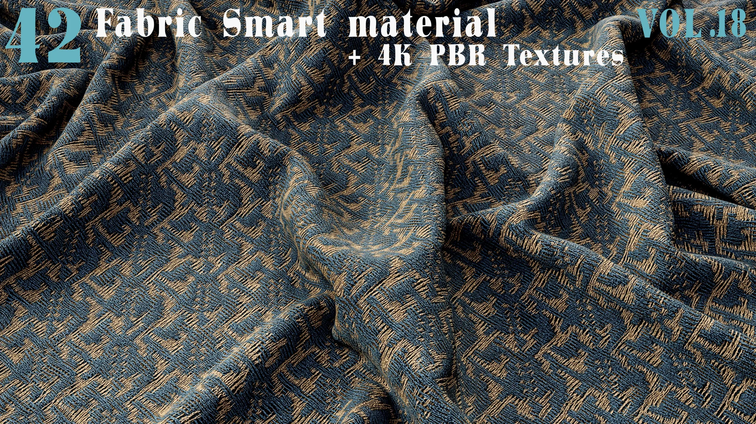 42 Fabric Smart Material + 4K PBR - FlippedNormals
