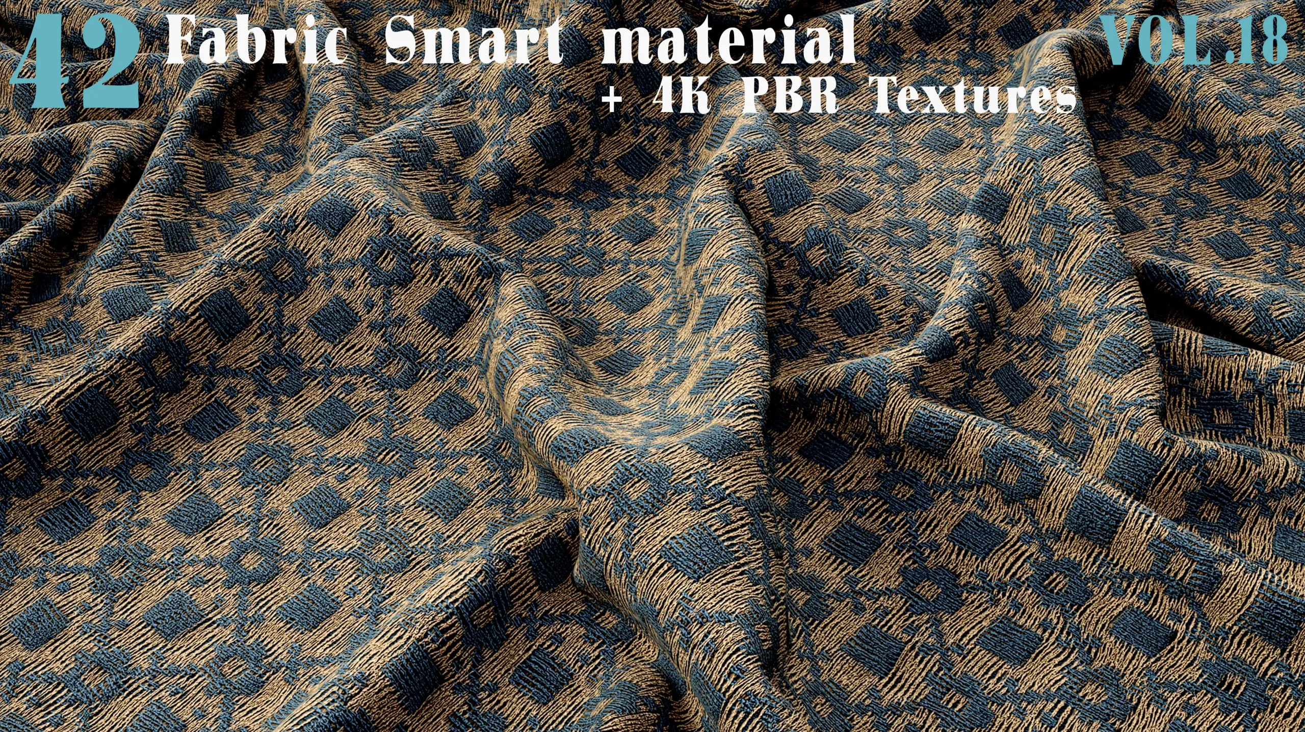 42 Fabric Smart Material + 4K PBR - FlippedNormals