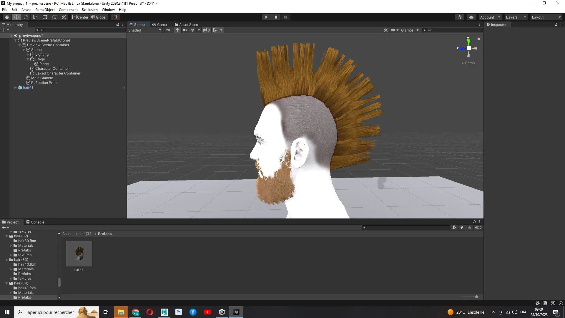 Realistic Male Hair - Hawk - FlippedNormals