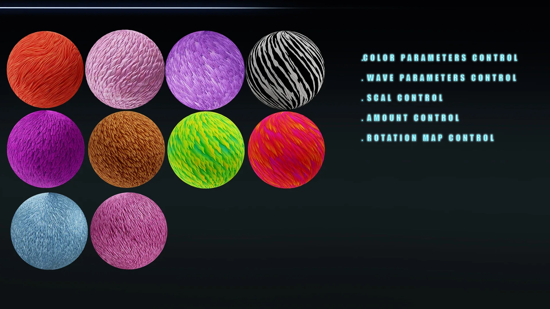 10 BASE FUR MATERIAL + PARAMETERS - FlippedNormals