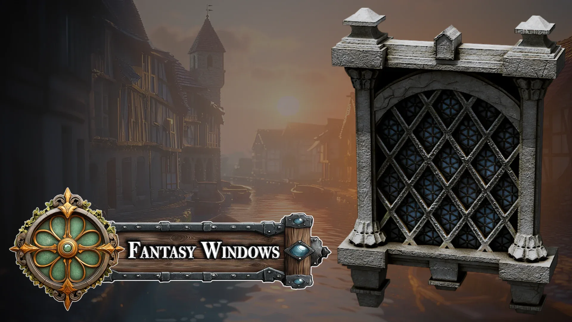 Blender 20 Massive Fantasy Windows - FlippedNormals
