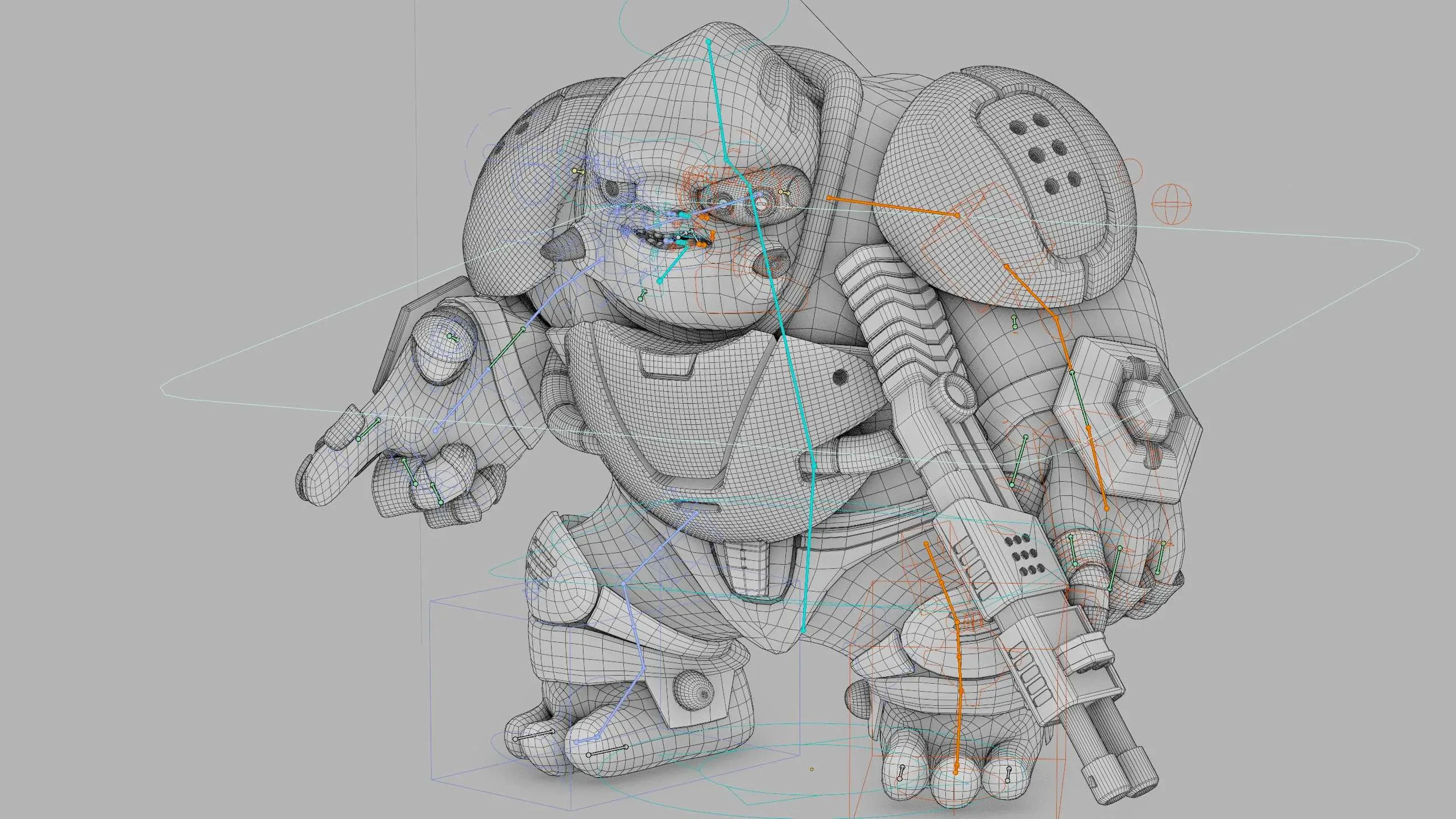 ALIEN MOBBY B-2 Auto-Rig Pro Rigged - FlippedNormals