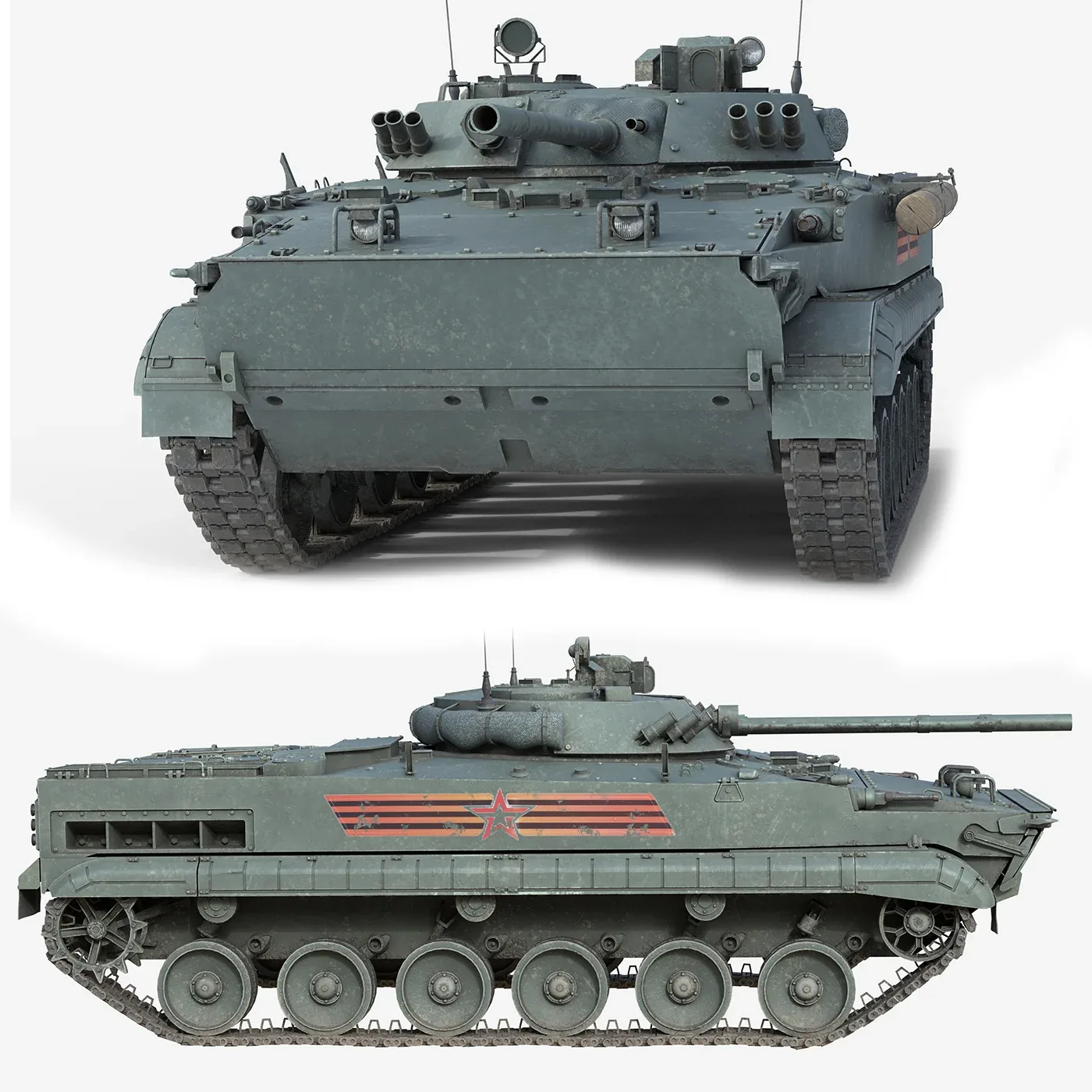 BMP 3 Tank Infantry Fighting Vehicle - FlippedNormals