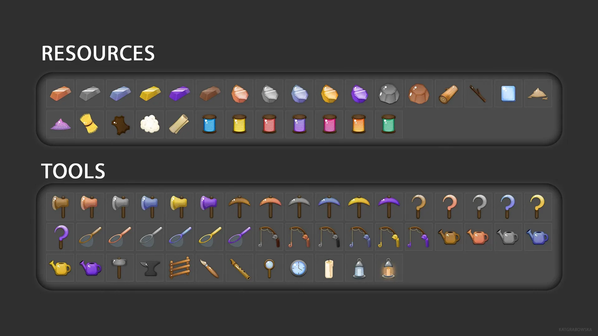775 Crafting and Resources Stylized - FlippedNormals