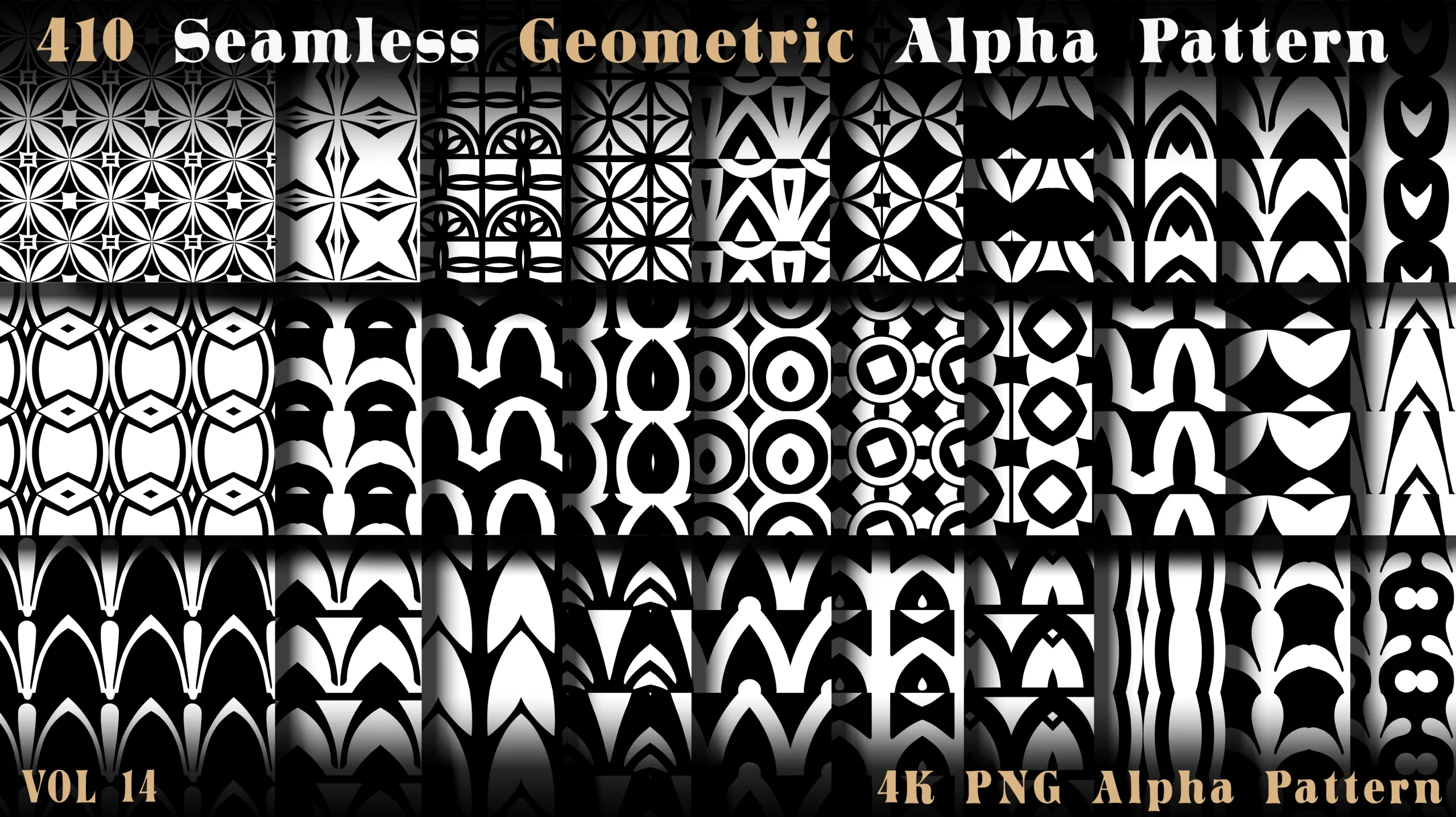 410 Seamless Geometric Pattern-Vol14 - FlippedNormals