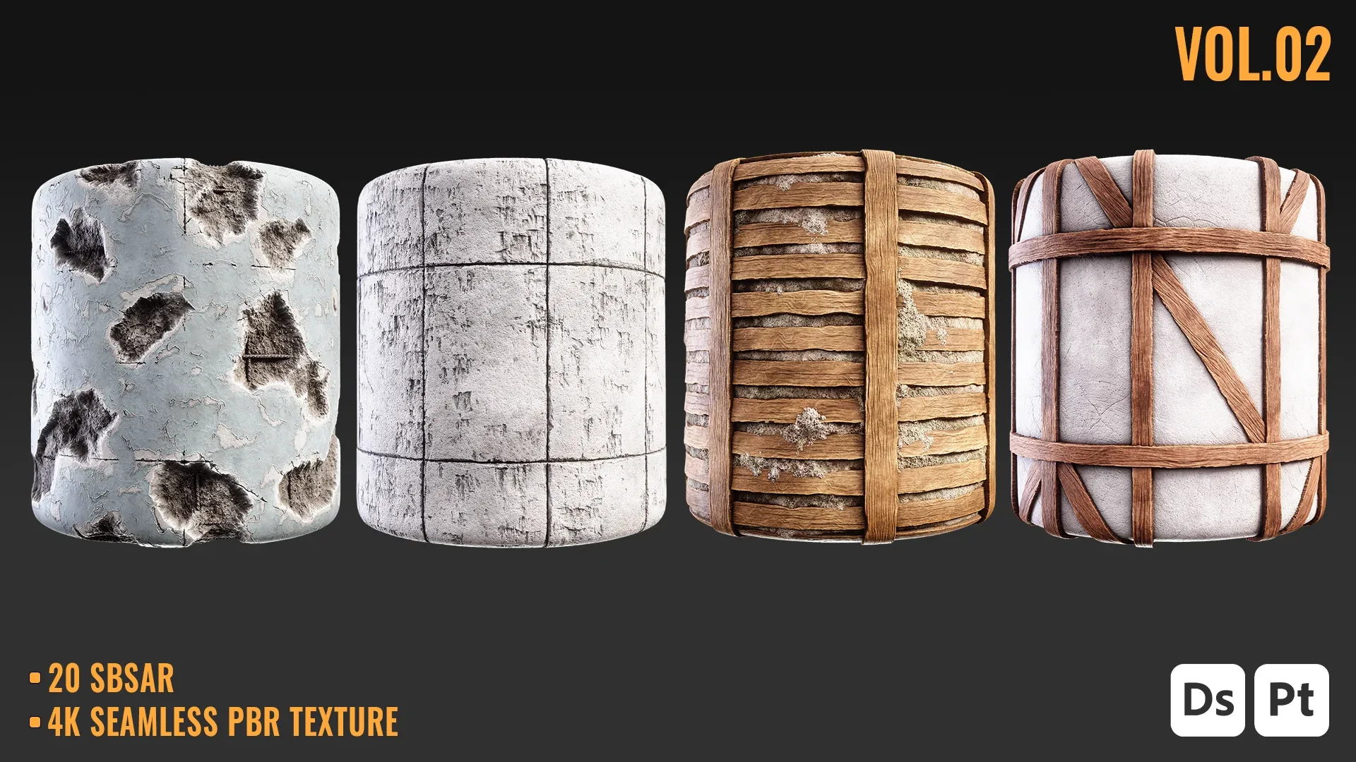20 WALL BASE MATERIAL & PBR TEXTURE - FlippedNormals