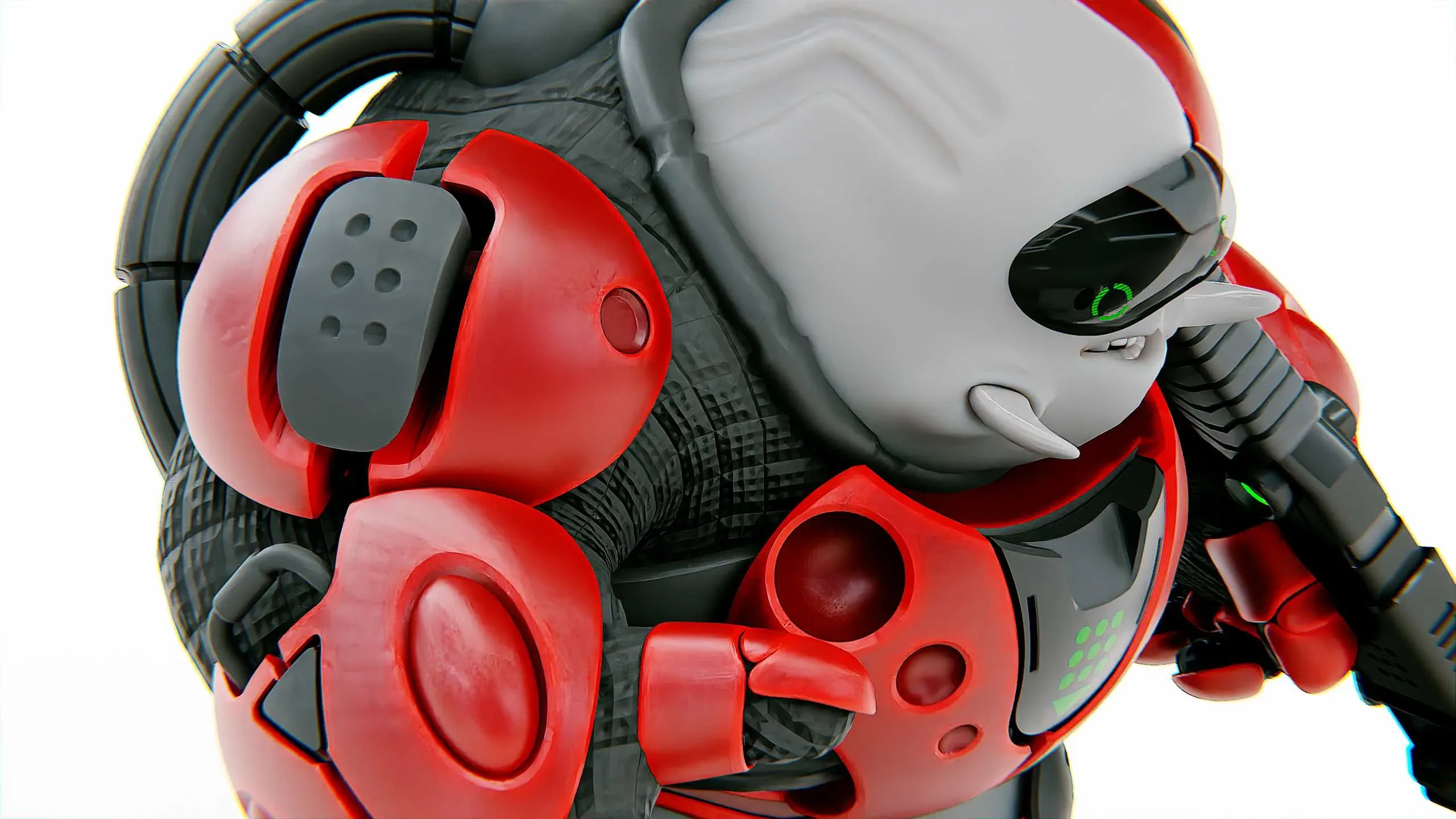 ALIEN MOBBY B-6 Auto-Rig Pro Rigged - FlippedNormals