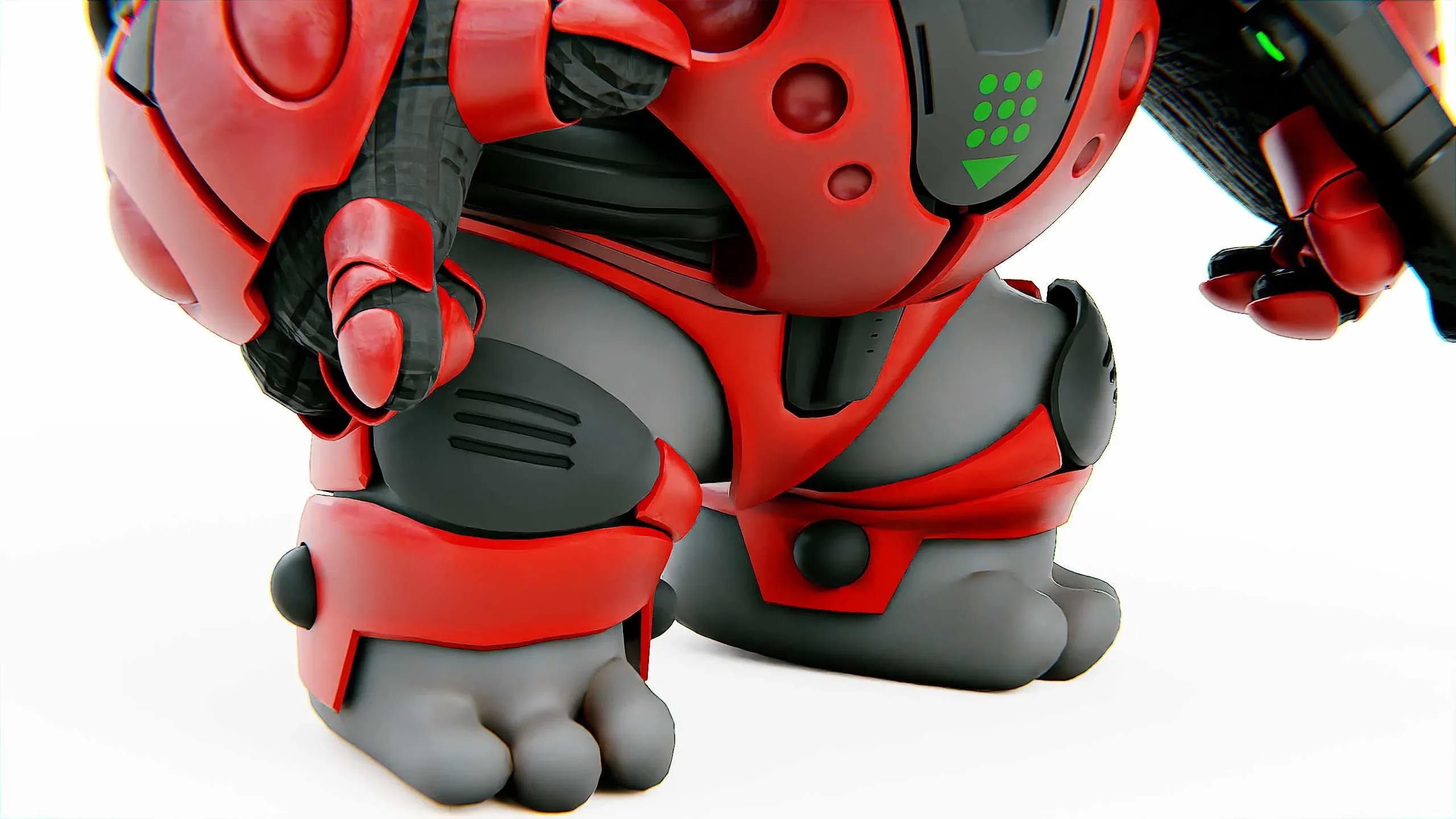 ALIEN MOBBY B-6 Auto-Rig Pro Rigged - FlippedNormals