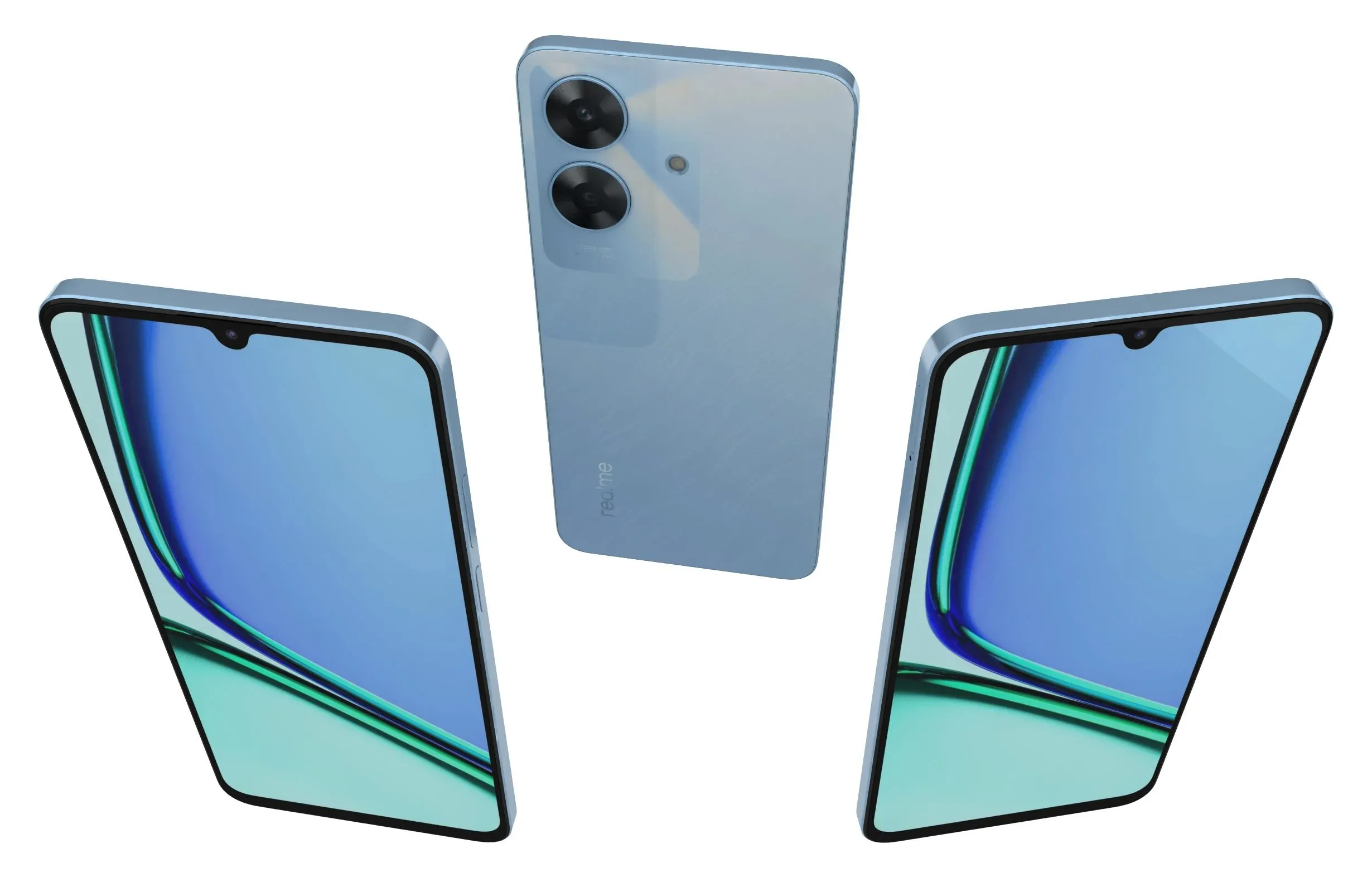 Realme Note 60 Voyage Blue - FlippedNormals
