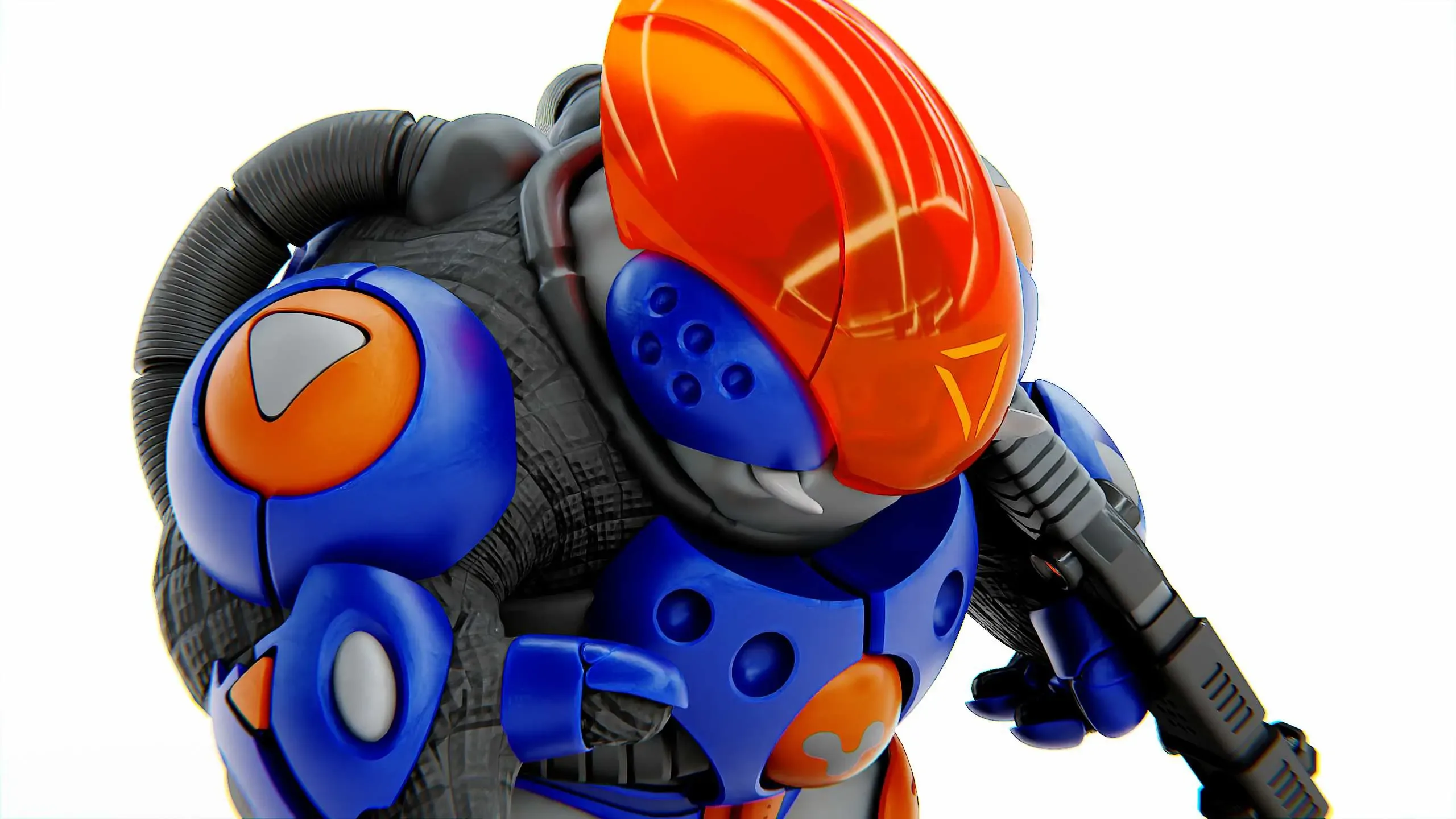 ALIEN MOBBY B-7 Auto-Rig Pro Rigged - FlippedNormals