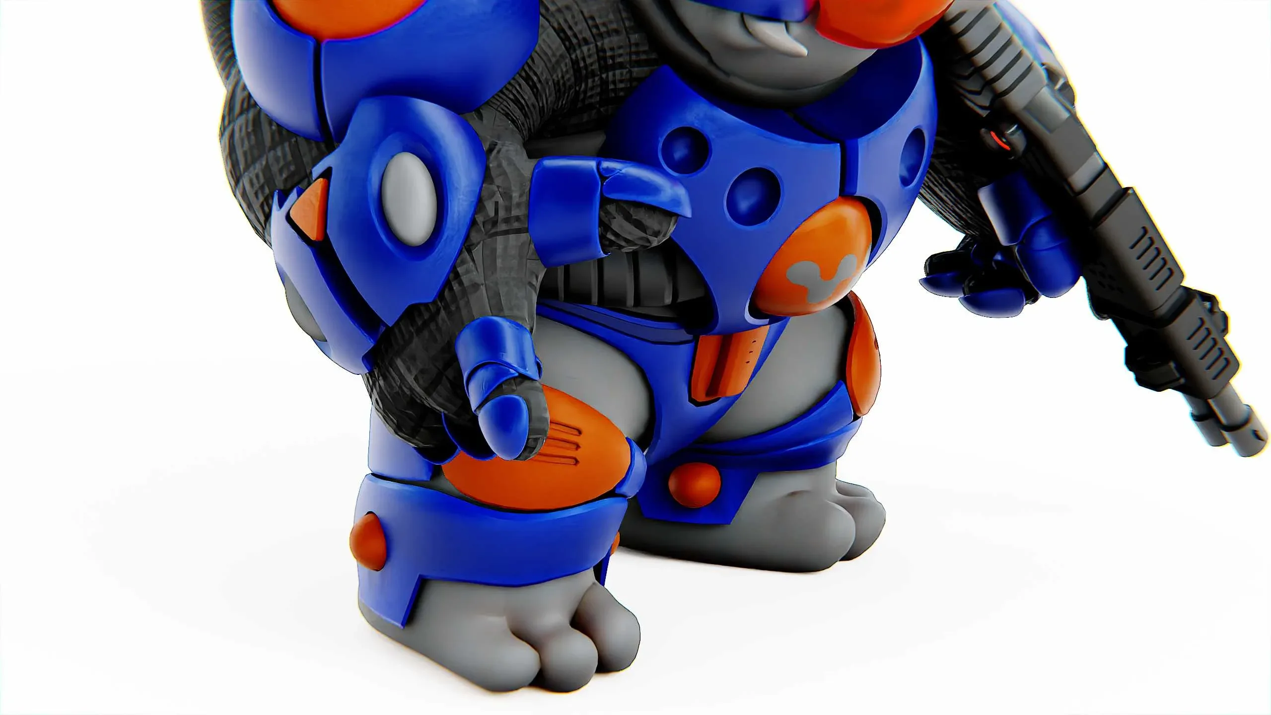 ALIEN MOBBY B-7 Auto-Rig Pro Rigged - FlippedNormals