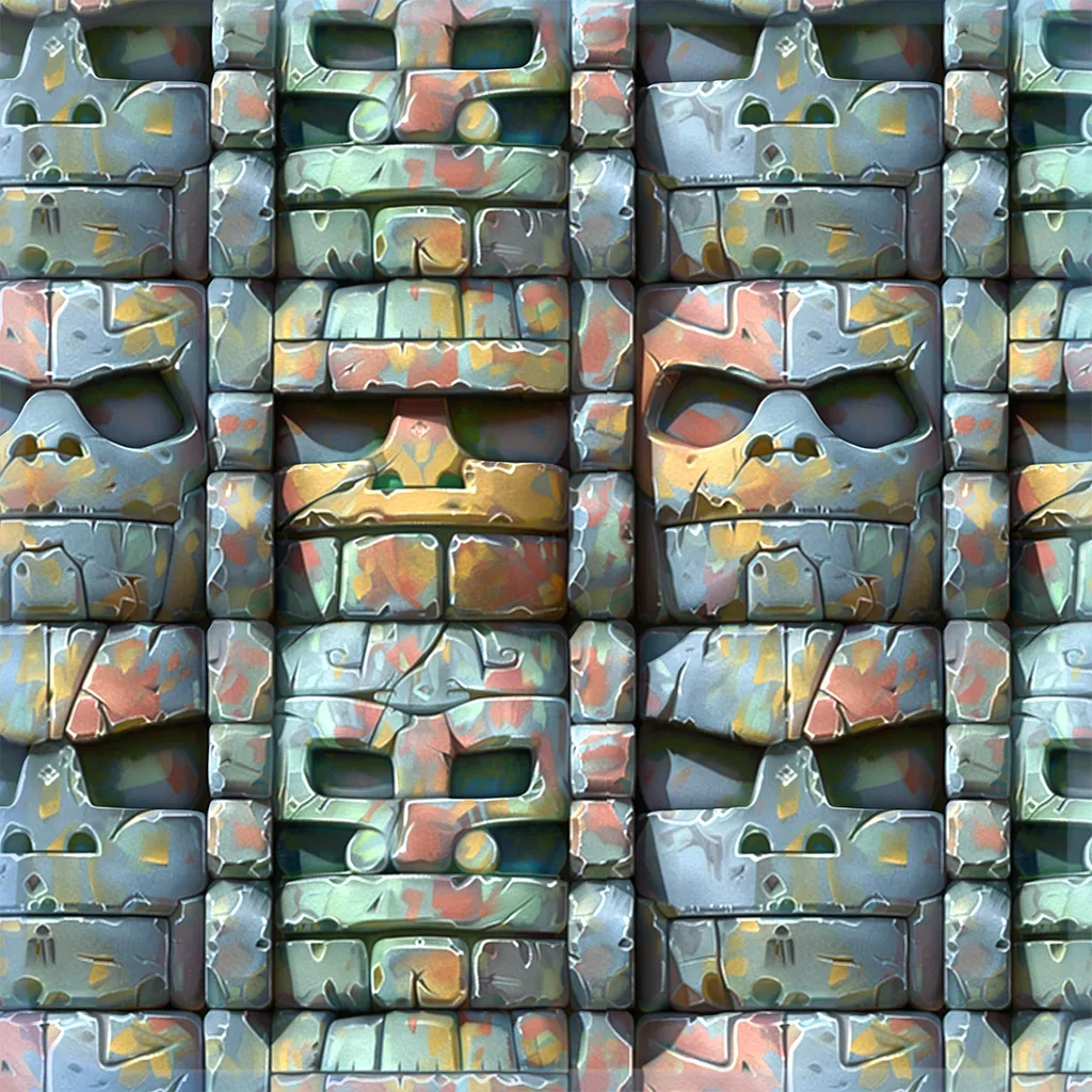 Stylized Wall Seamless Texture - FlippedNormals
