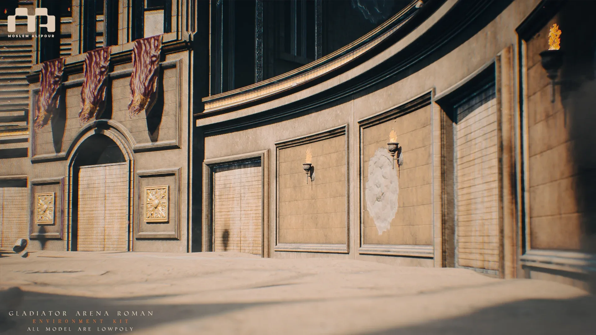 Gladiator Arena Roman Environment - FlippedNormals