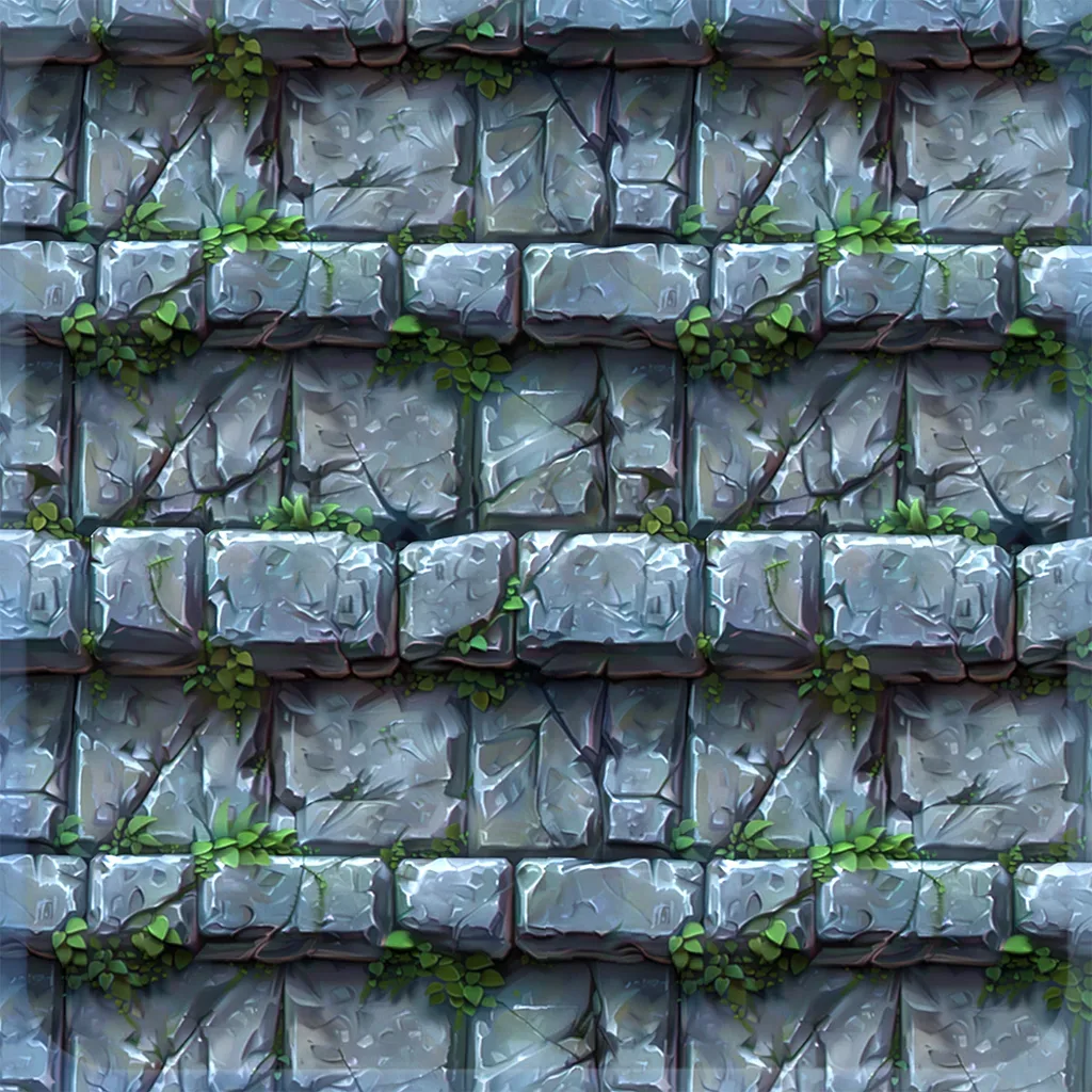Stylized Wall Seamless Texture - FlippedNormals