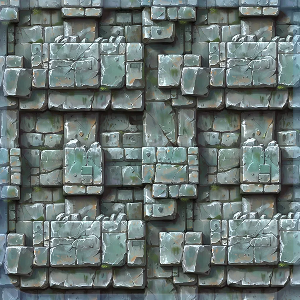 Stylized Wall Seamless Texture - FlippedNormals
