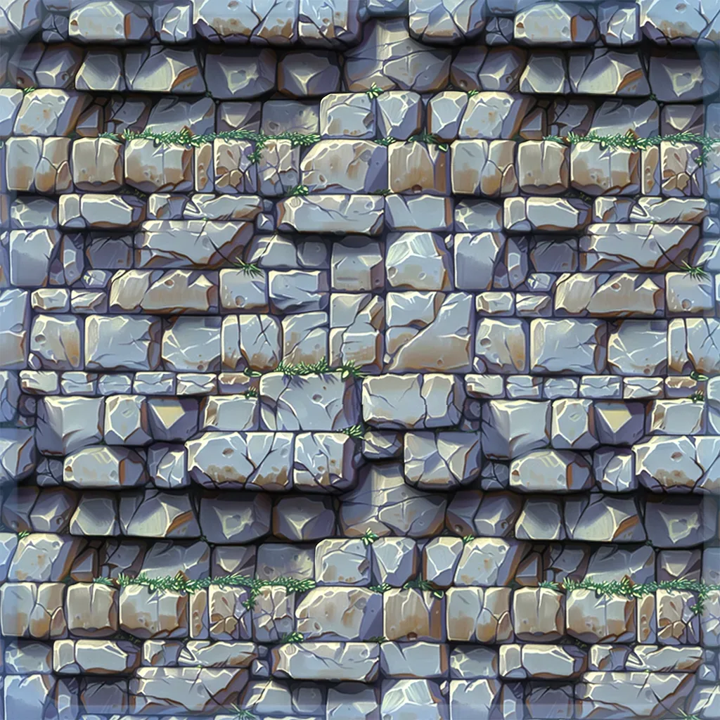 Stylized Wall Seamless Texture - FlippedNormals