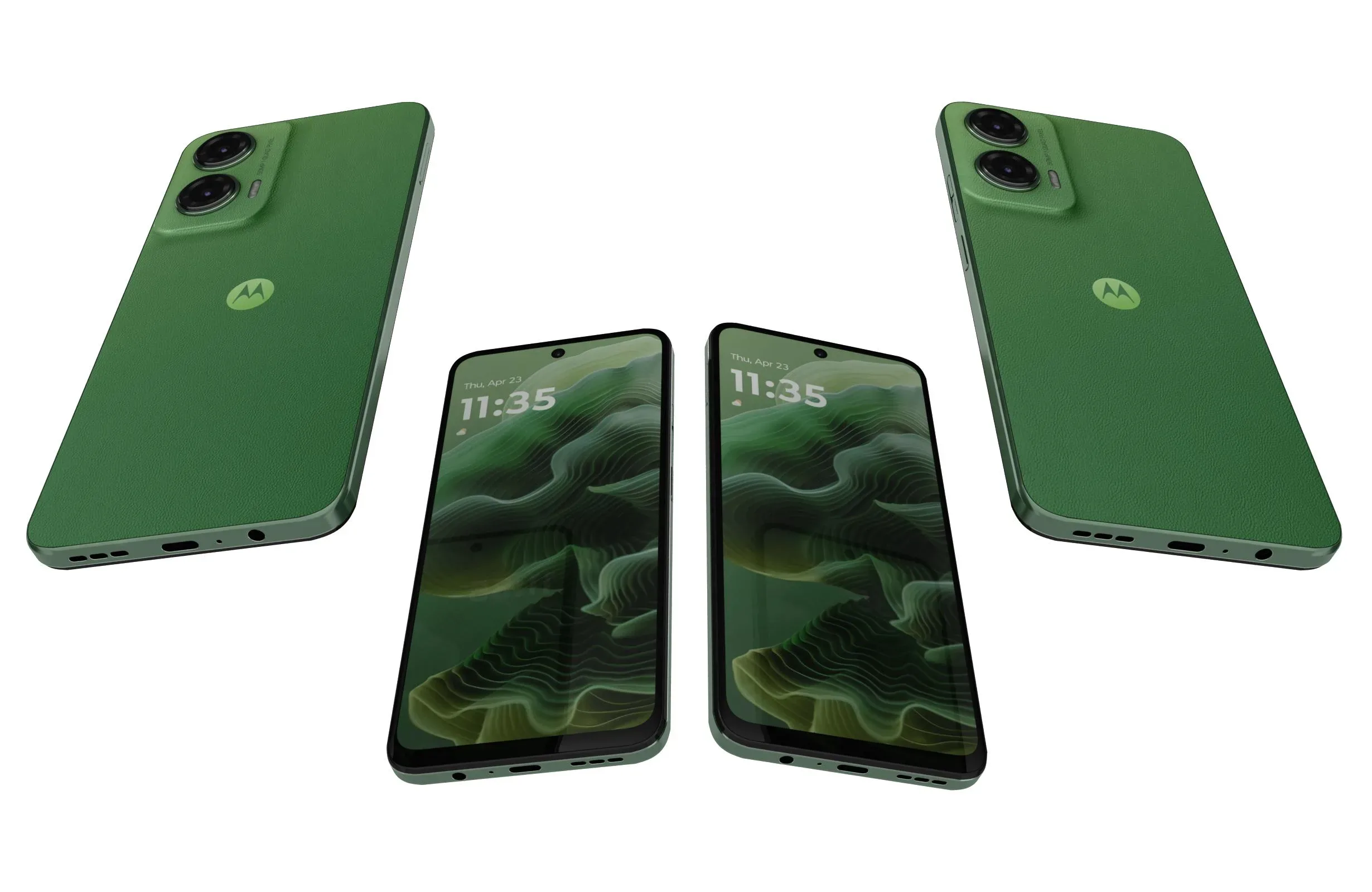 Motorola Moto G35 5G Leaf Green - FlippedNormals