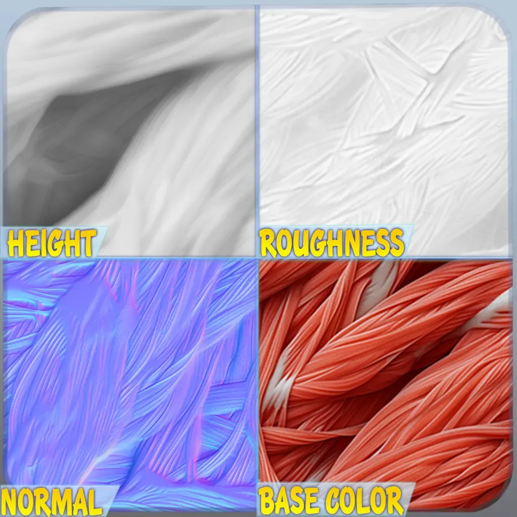 Anatomy Seamless Texture - FlippedNormals