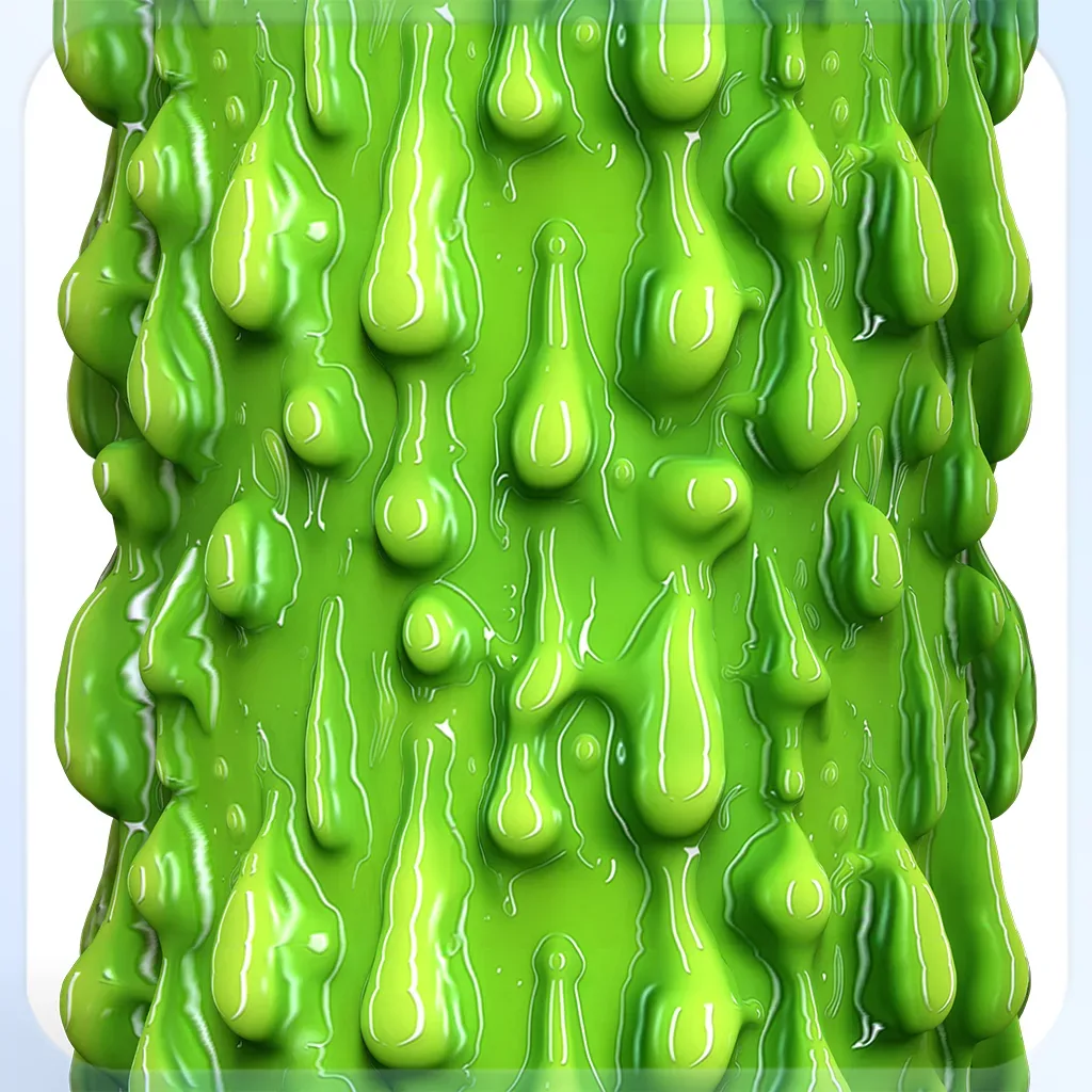 Stylized Slime Seamless Texture - FlippedNormals