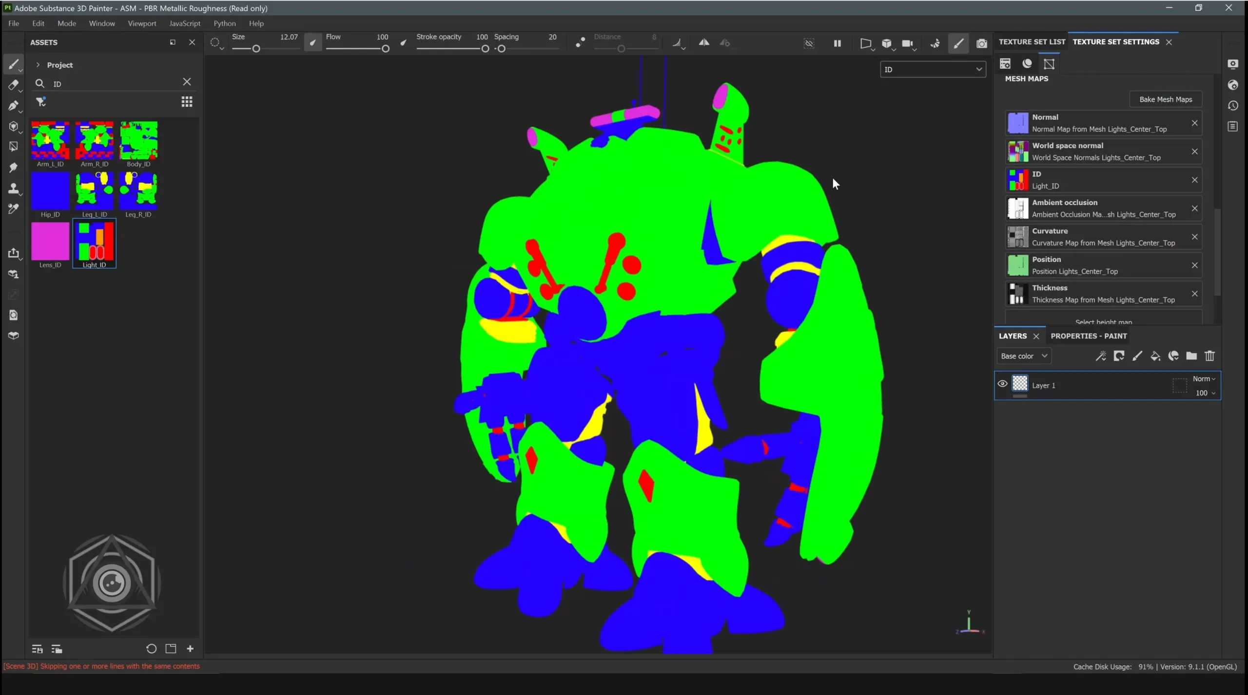 Painting Damage with Mech Robots - FlippedNormals