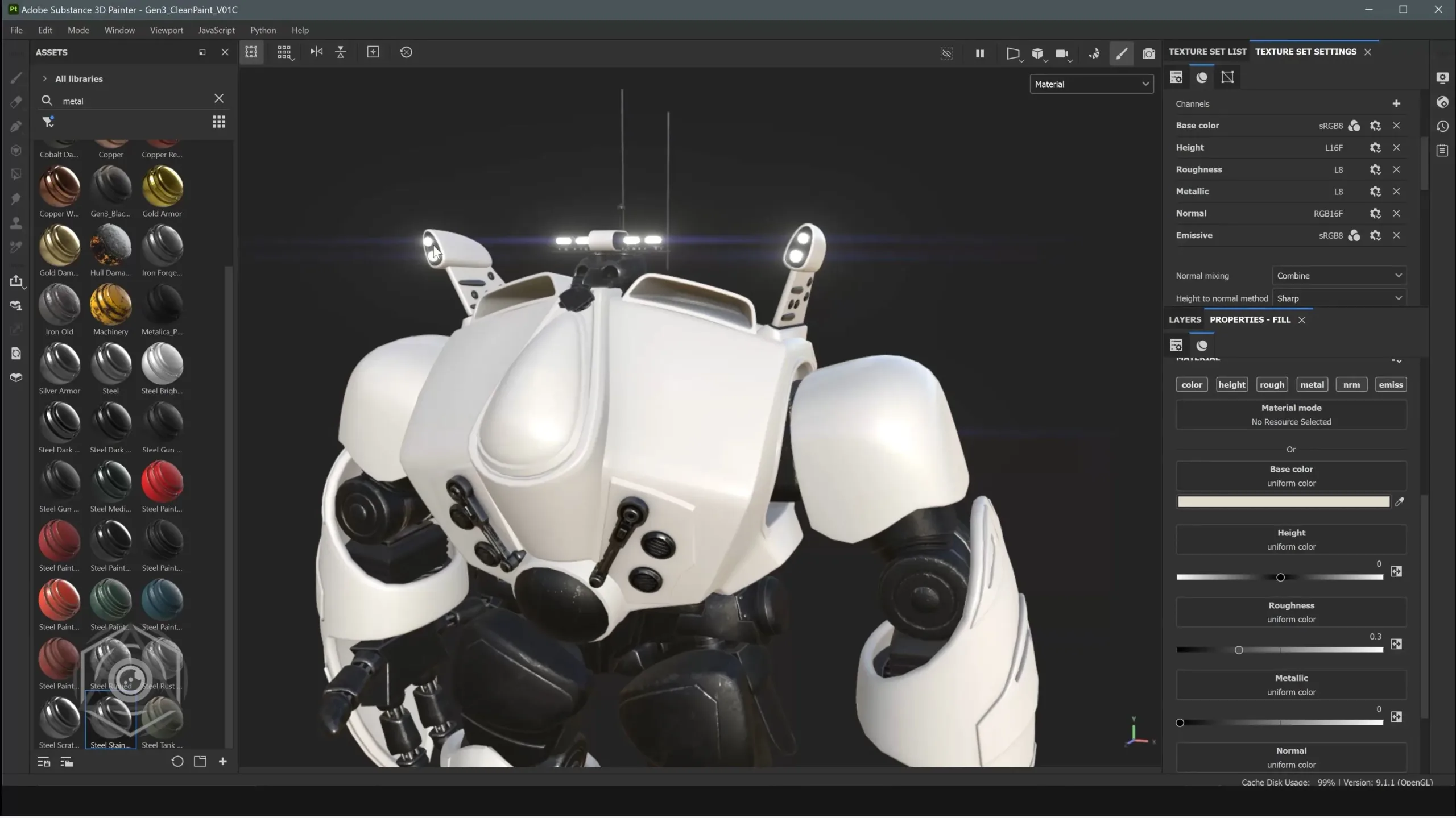 Painting Damage with Mech Robots - FlippedNormals