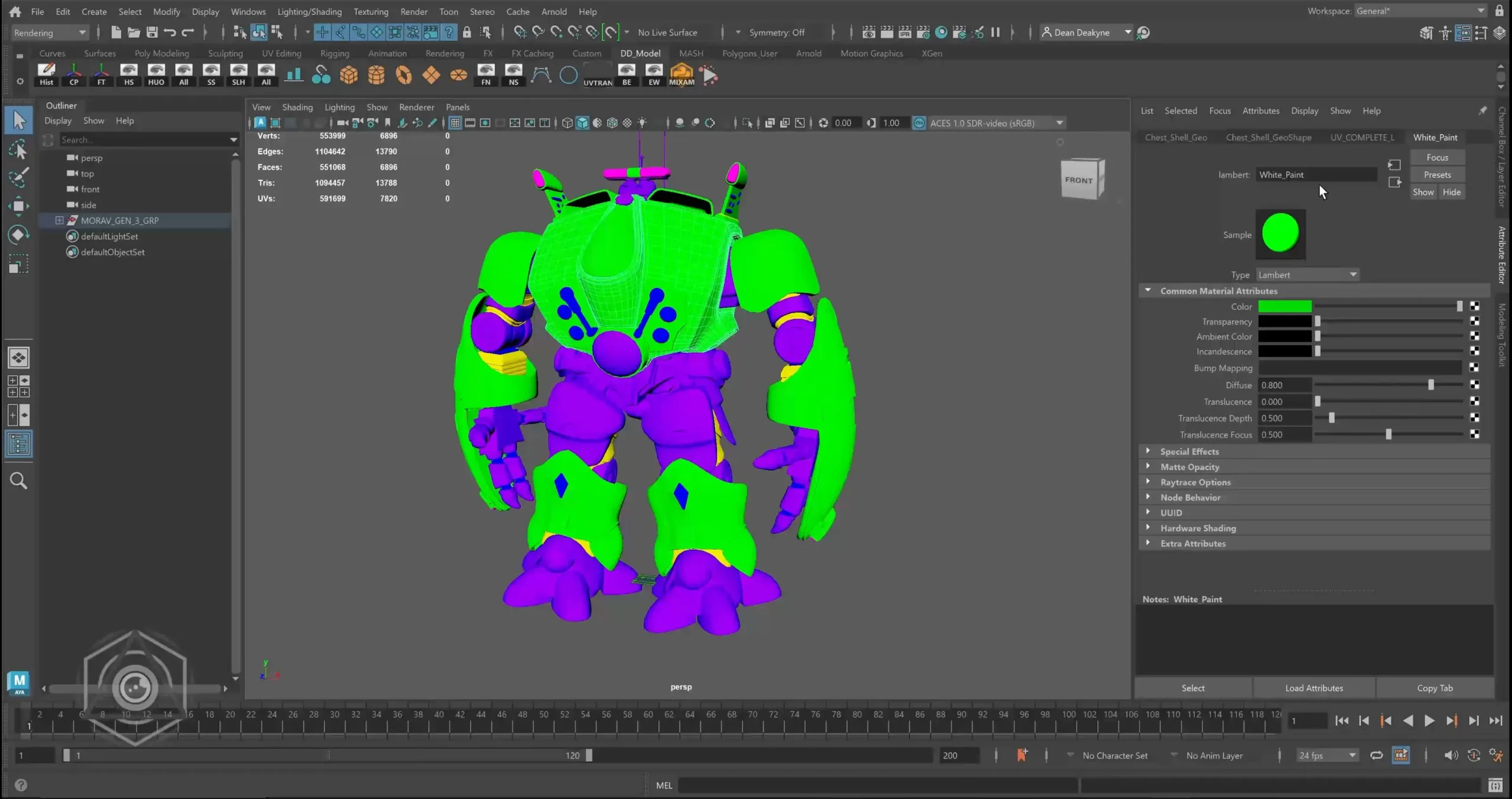 Painting Damage with Mech Robots - FlippedNormals