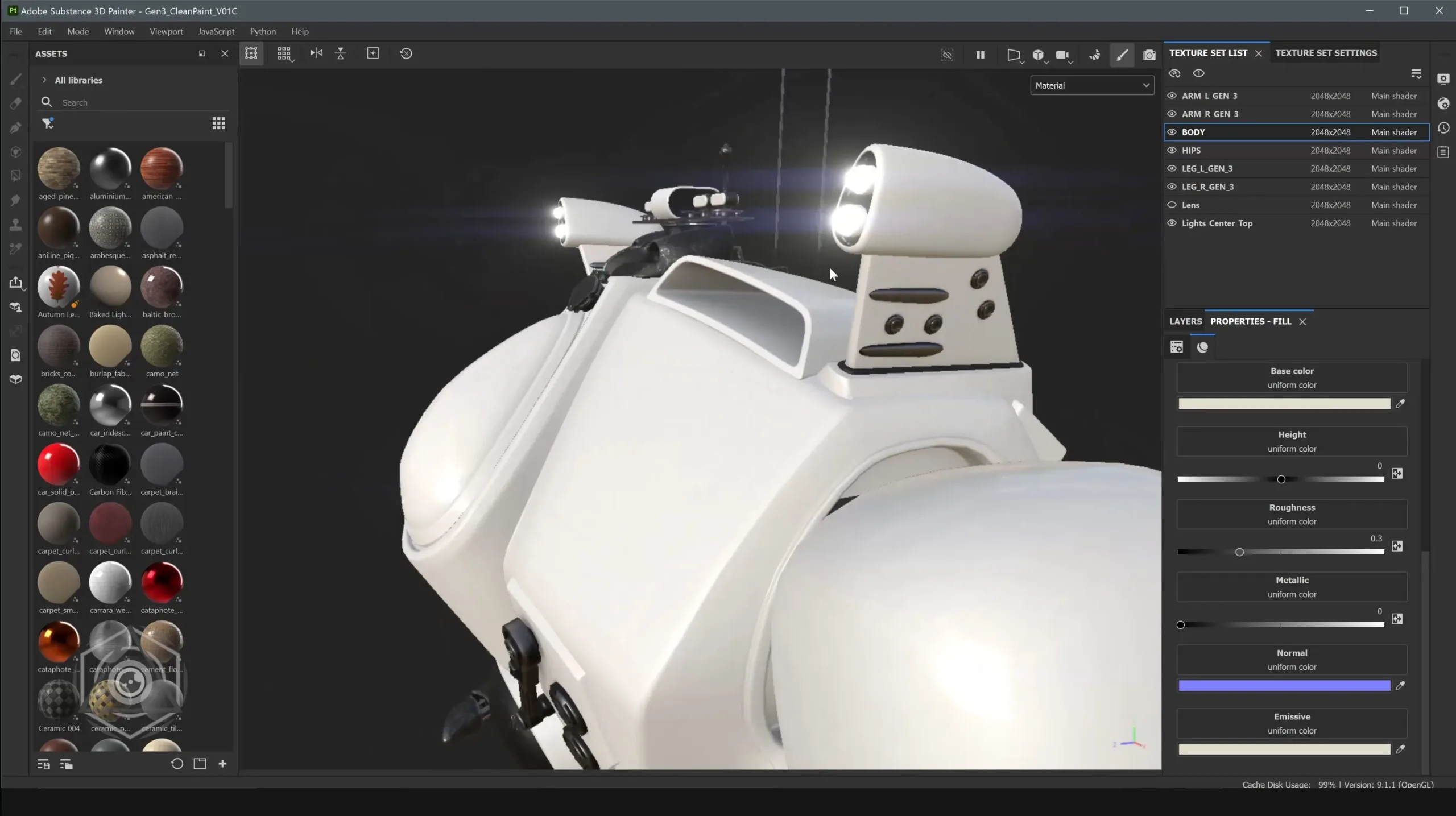 Painting Damage with Mech Robots - FlippedNormals