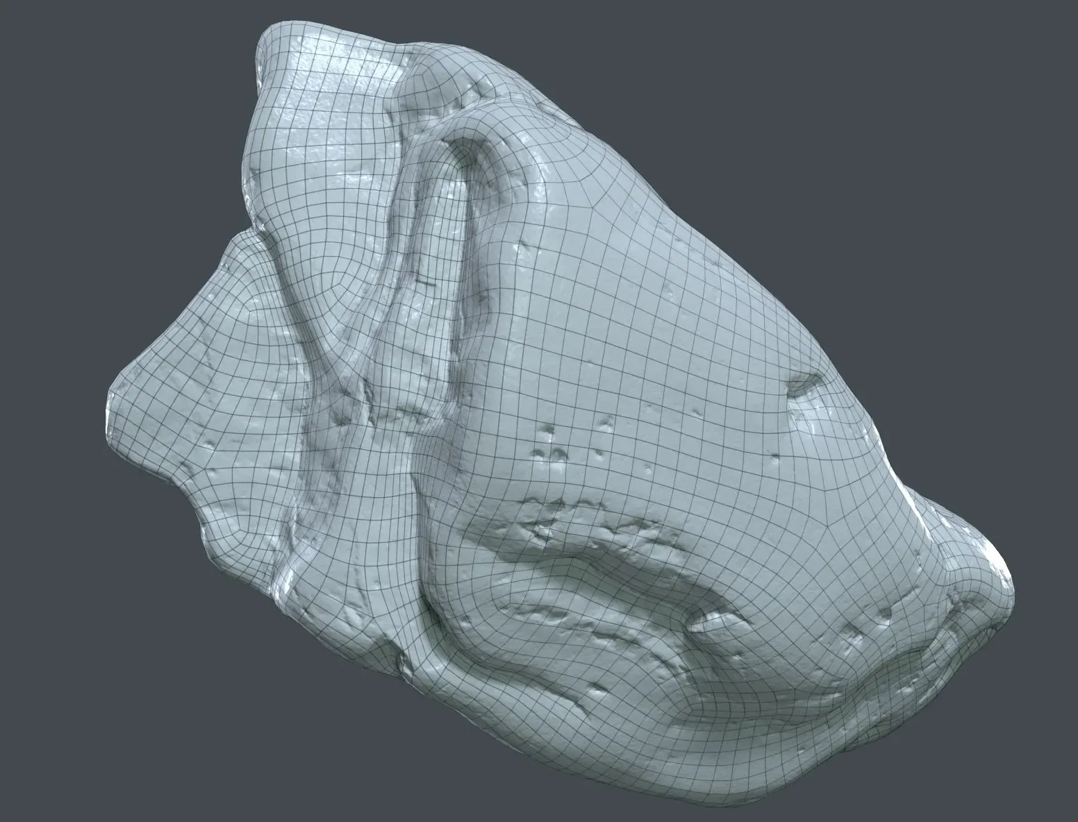 Rock_Ston_0031_ Optimizing_(Photogrammetry - FlippedNormals